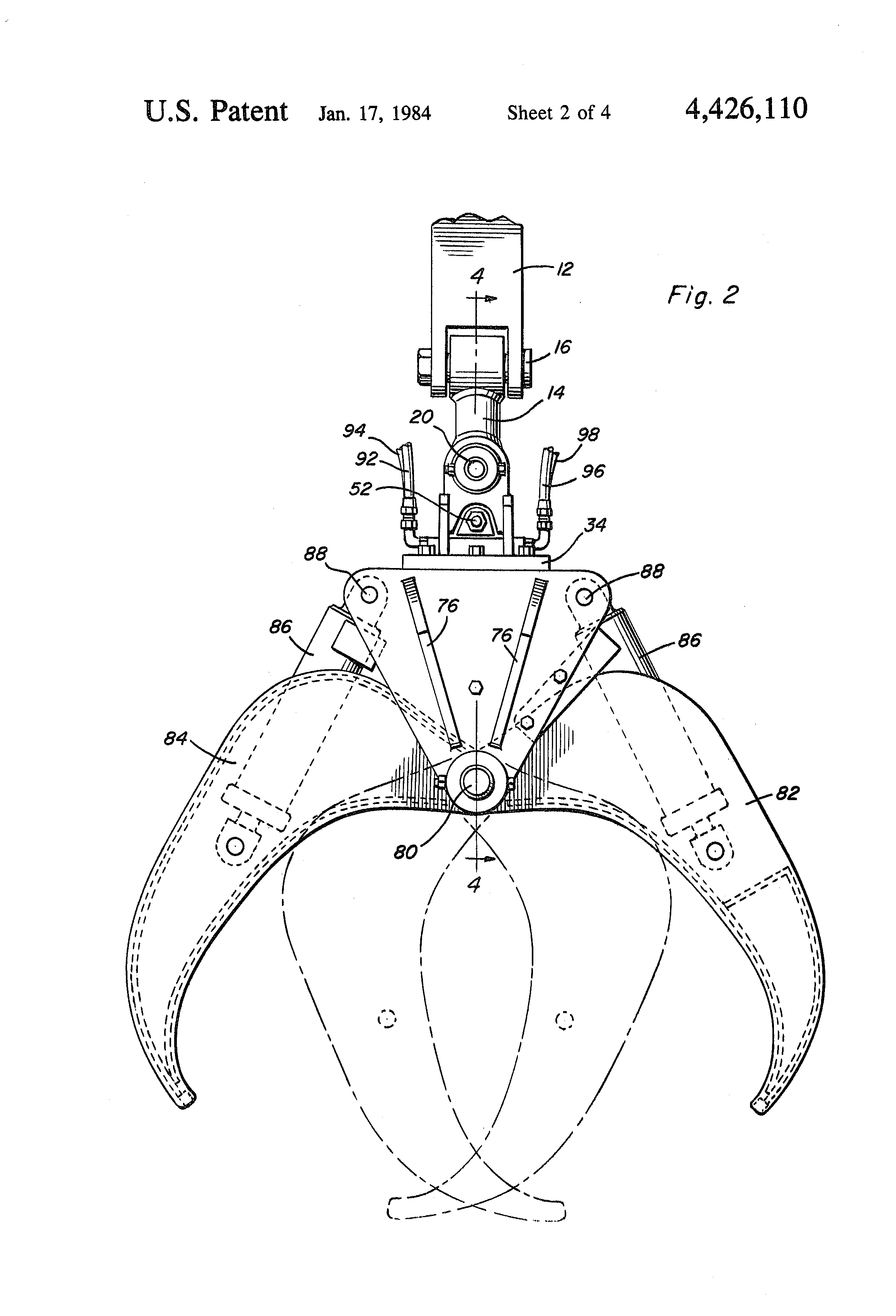 Grapple Patents Drawing Rotation Continuous Sketch Coloring Page