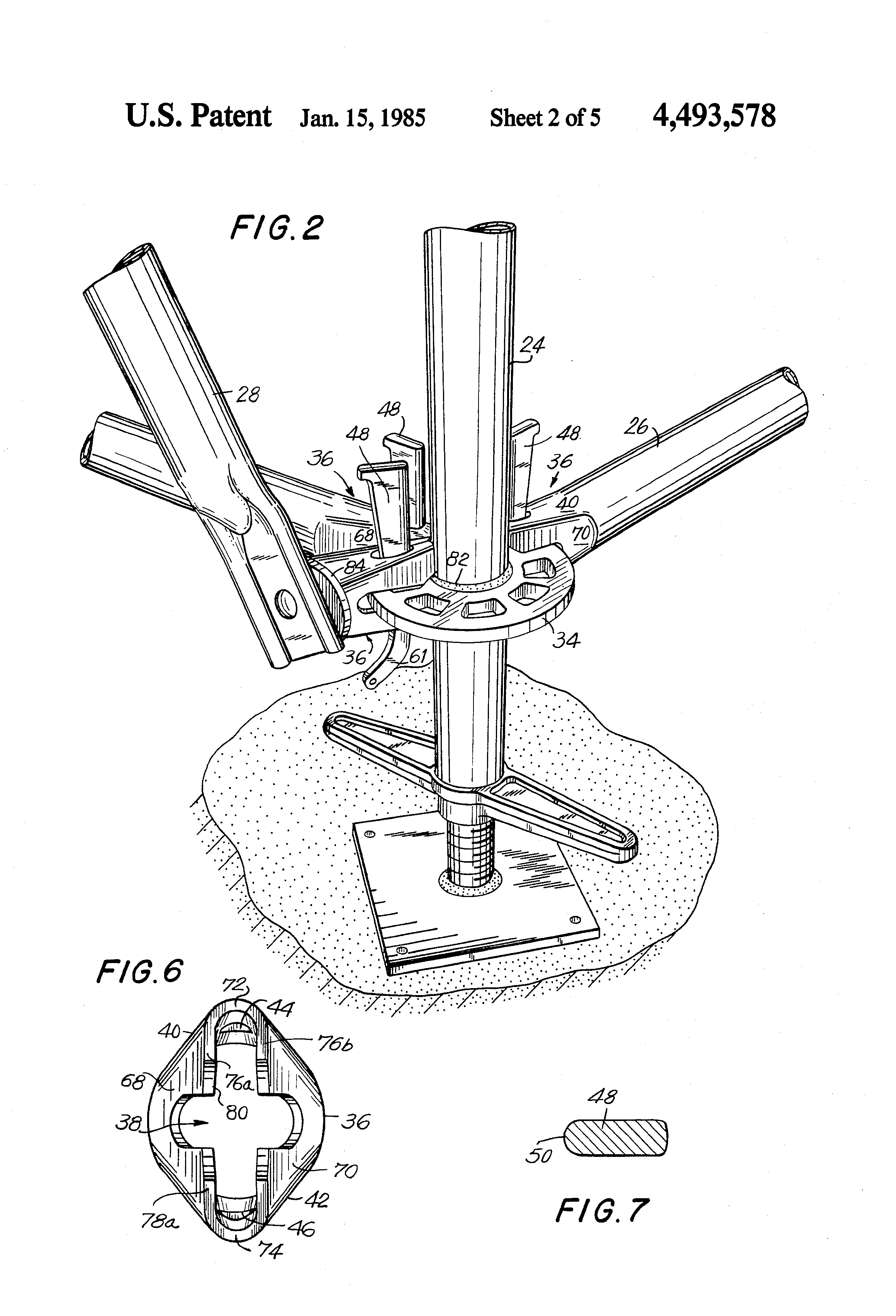 Scaffold Patent Patents Drawing Sketch Coloring Page