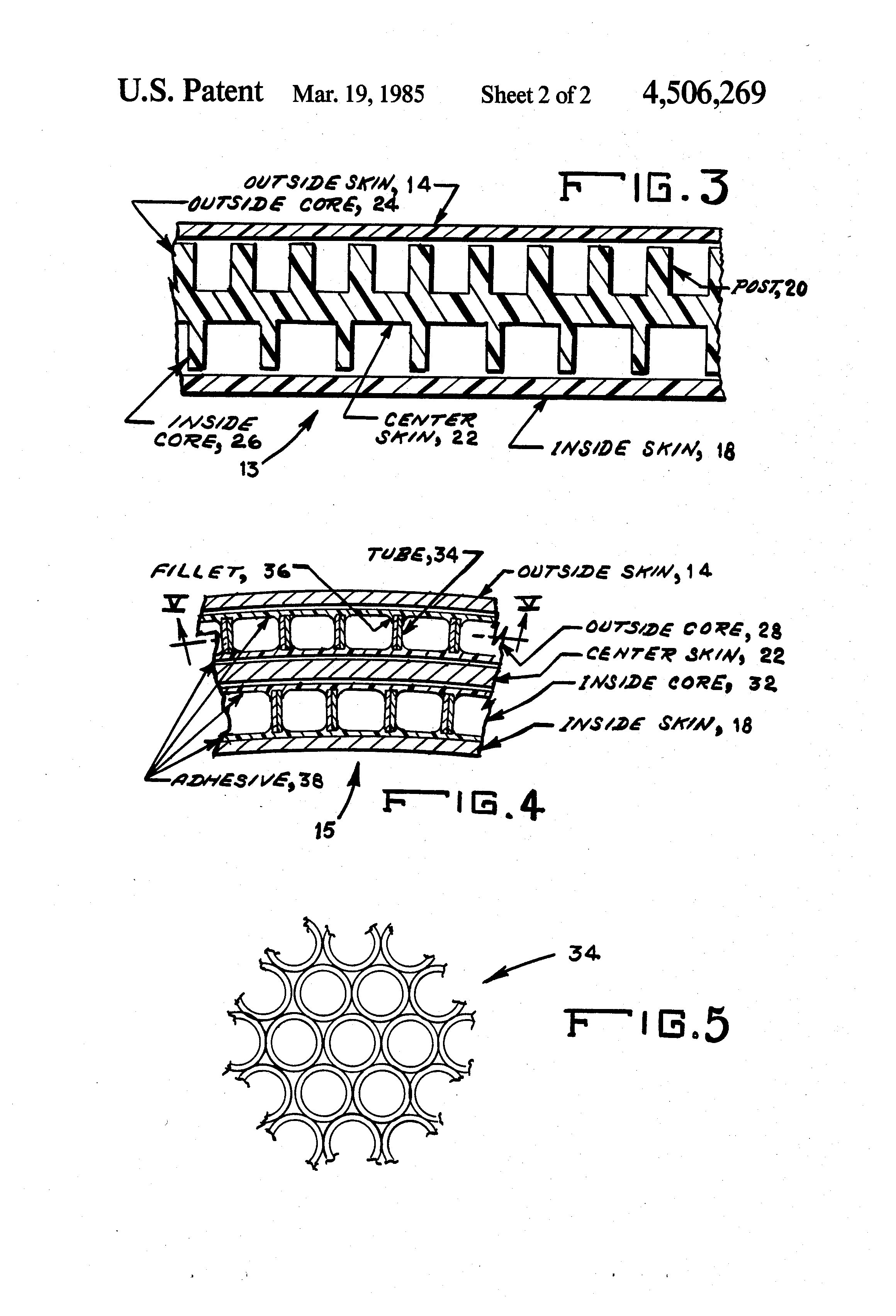 Patent US4506269 - Laminated thermoplastic radome - Google Patents