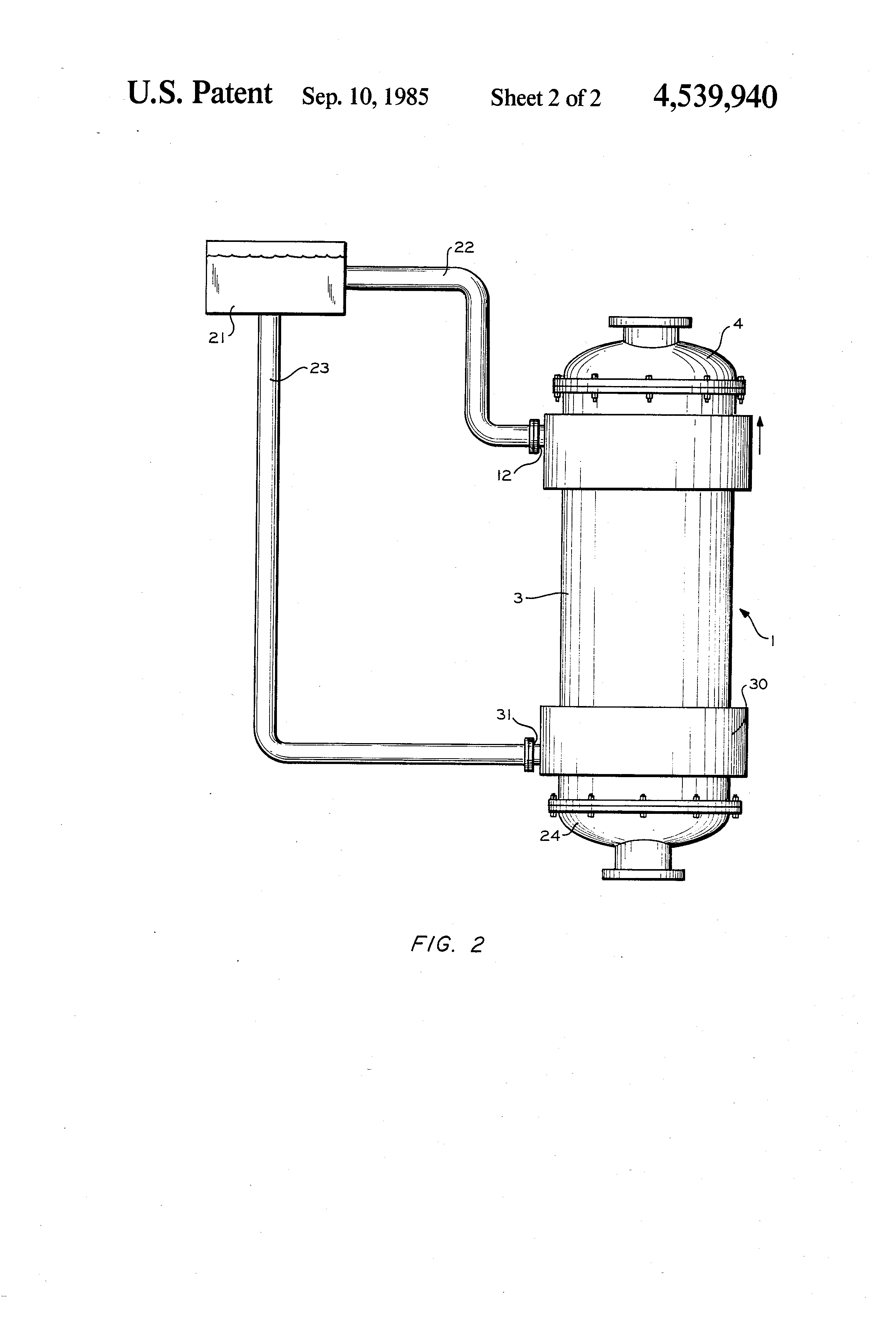 Patent US4539940 - Tube and shell heat exchanger with annular ...