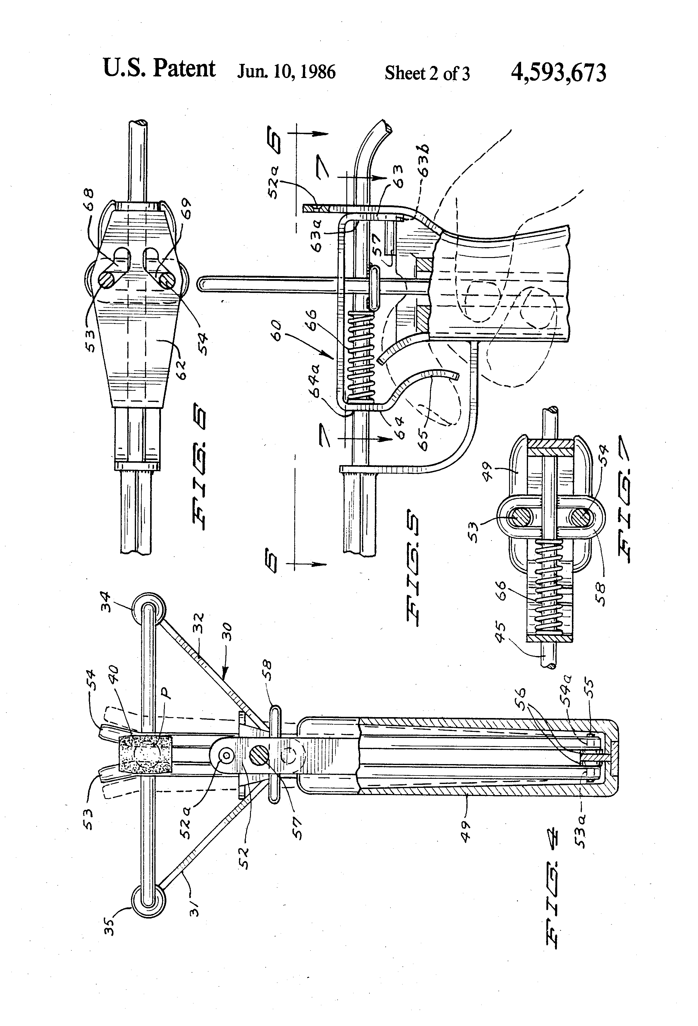 Patent US4593673 - Sling shot gun structure - Google Patents