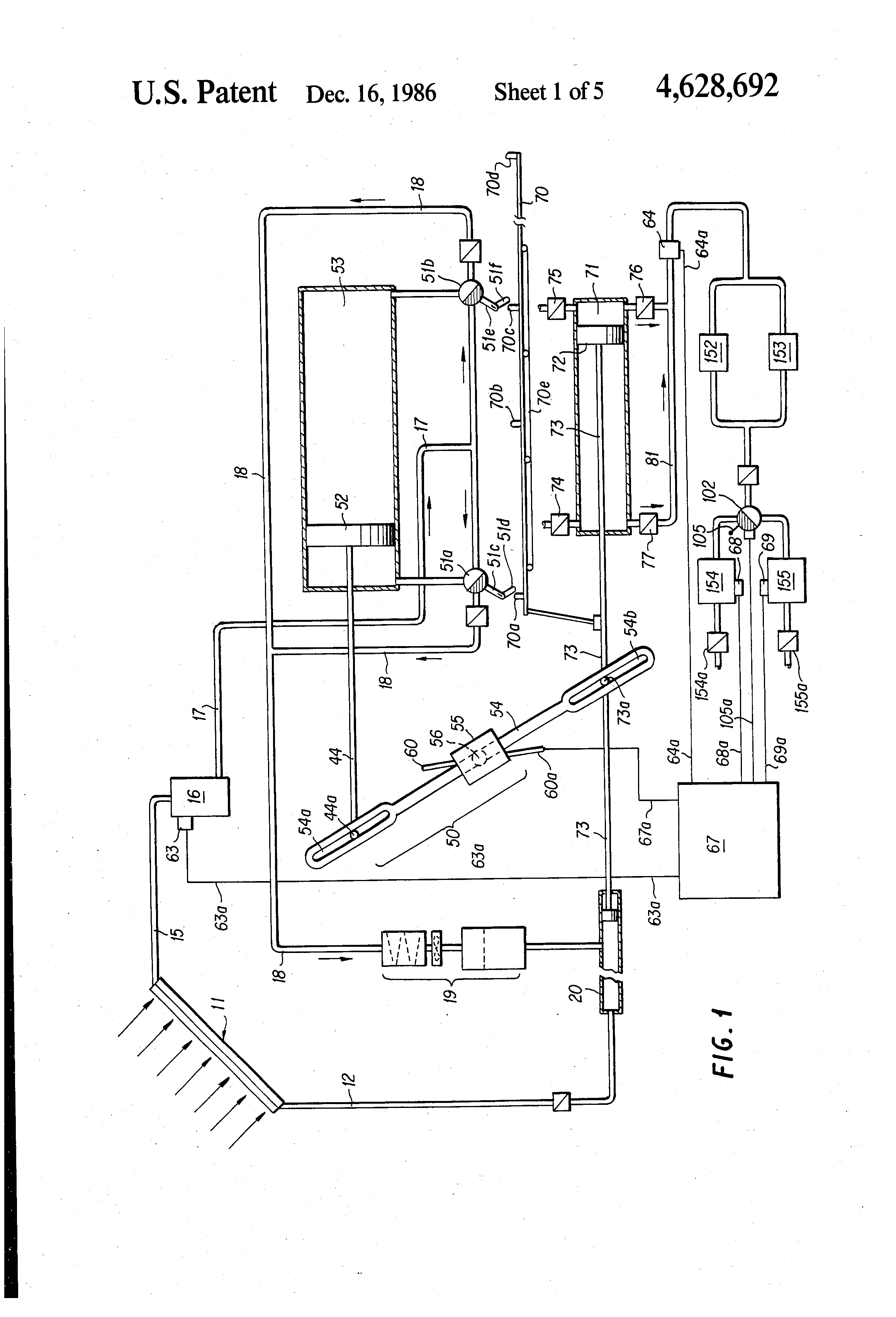 Patent US4628692 - Solar energy power system - Google Patentsuche
