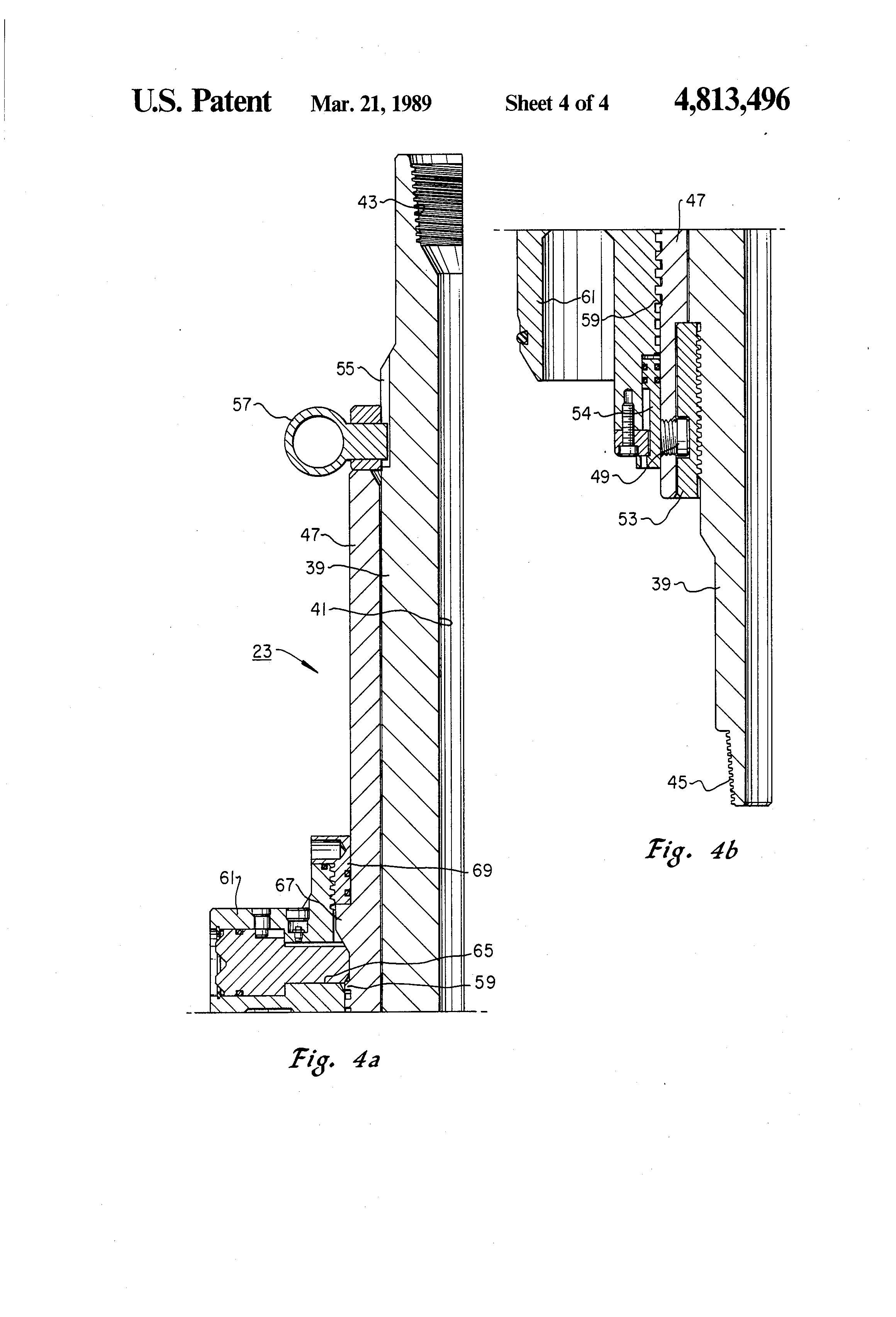 Patent US4813496 - Drill ahead tool - Google Patenten