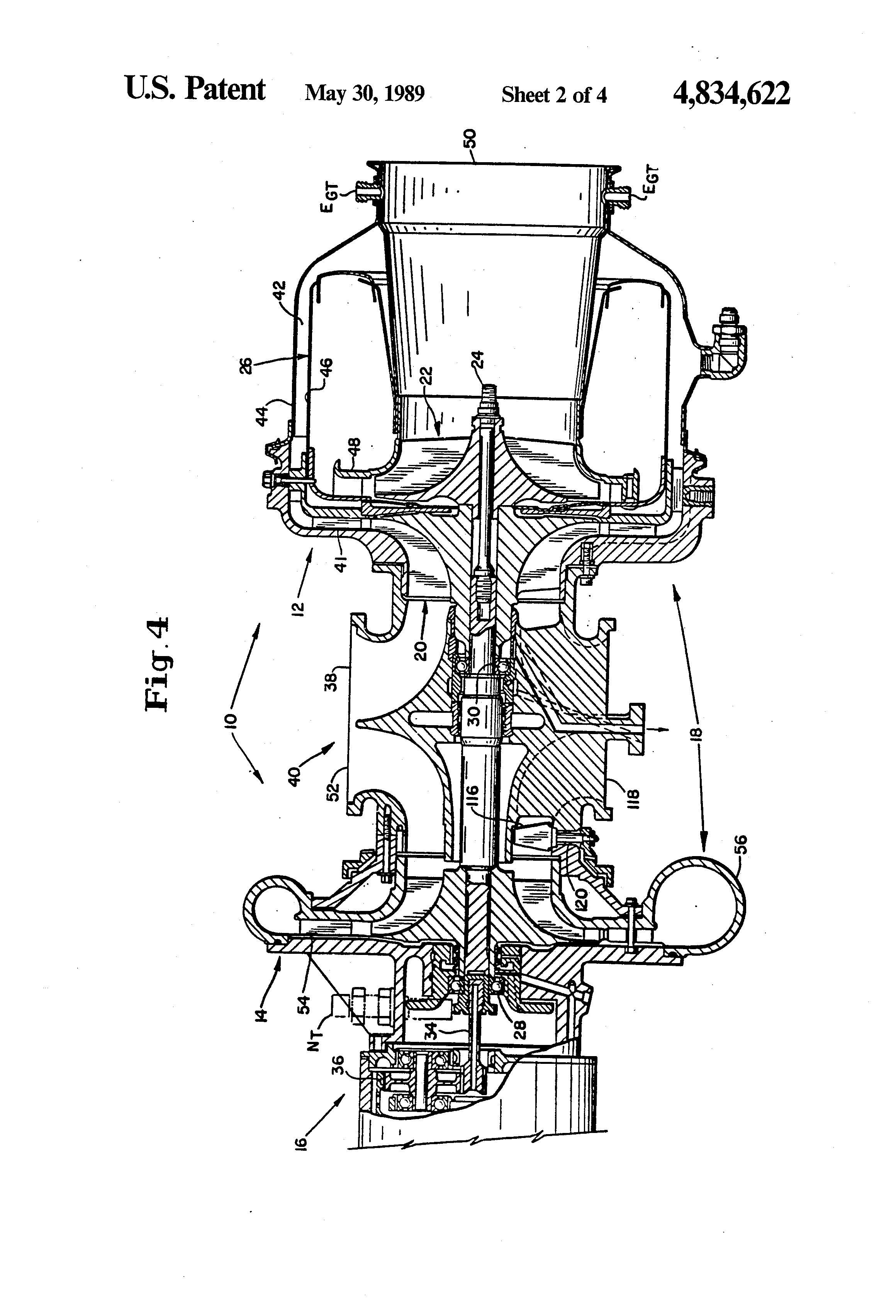 Patent Patents Turbine Compressor Drawing Sketch Coloring Page