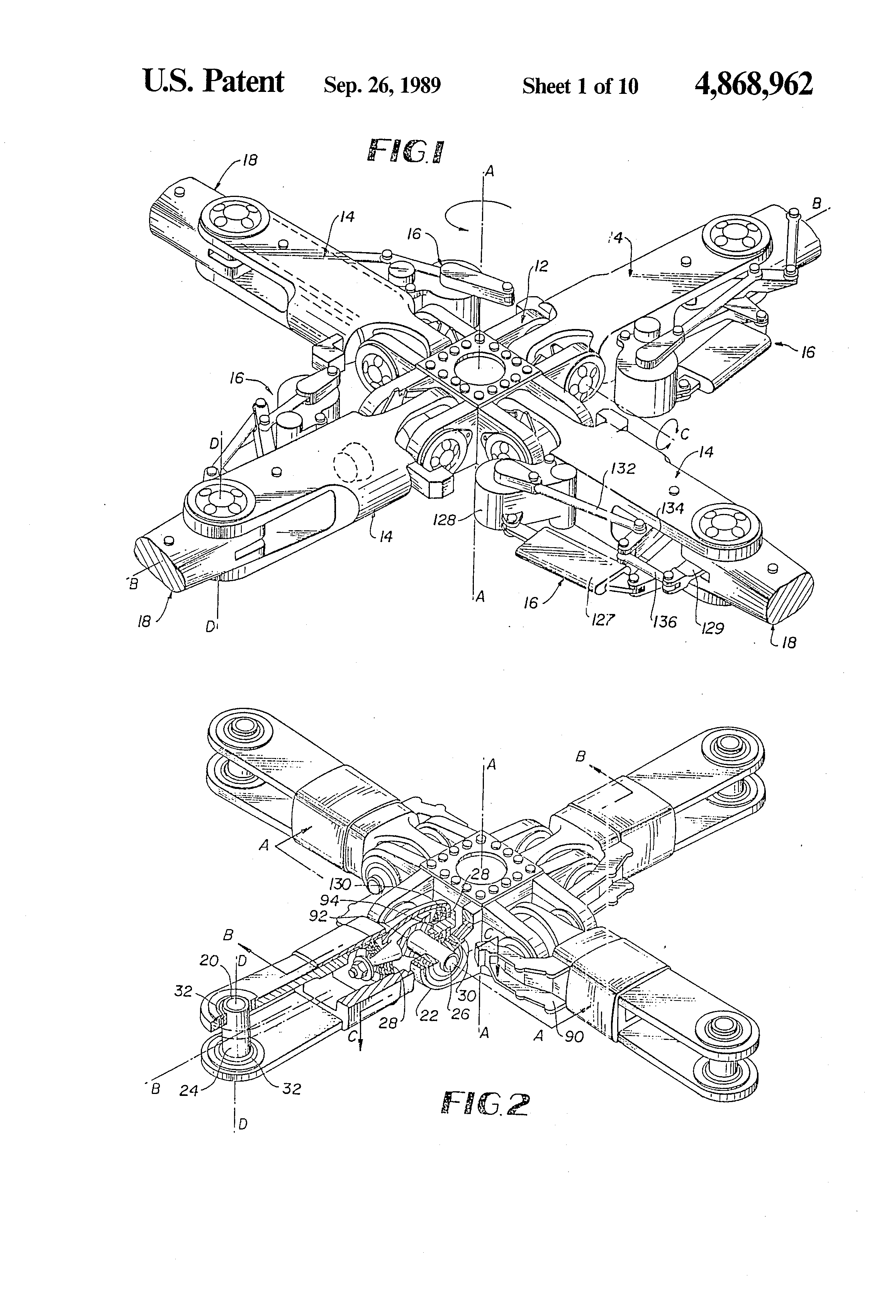Patent US4868962 - Method of fabricating a helicopter rotor system ...