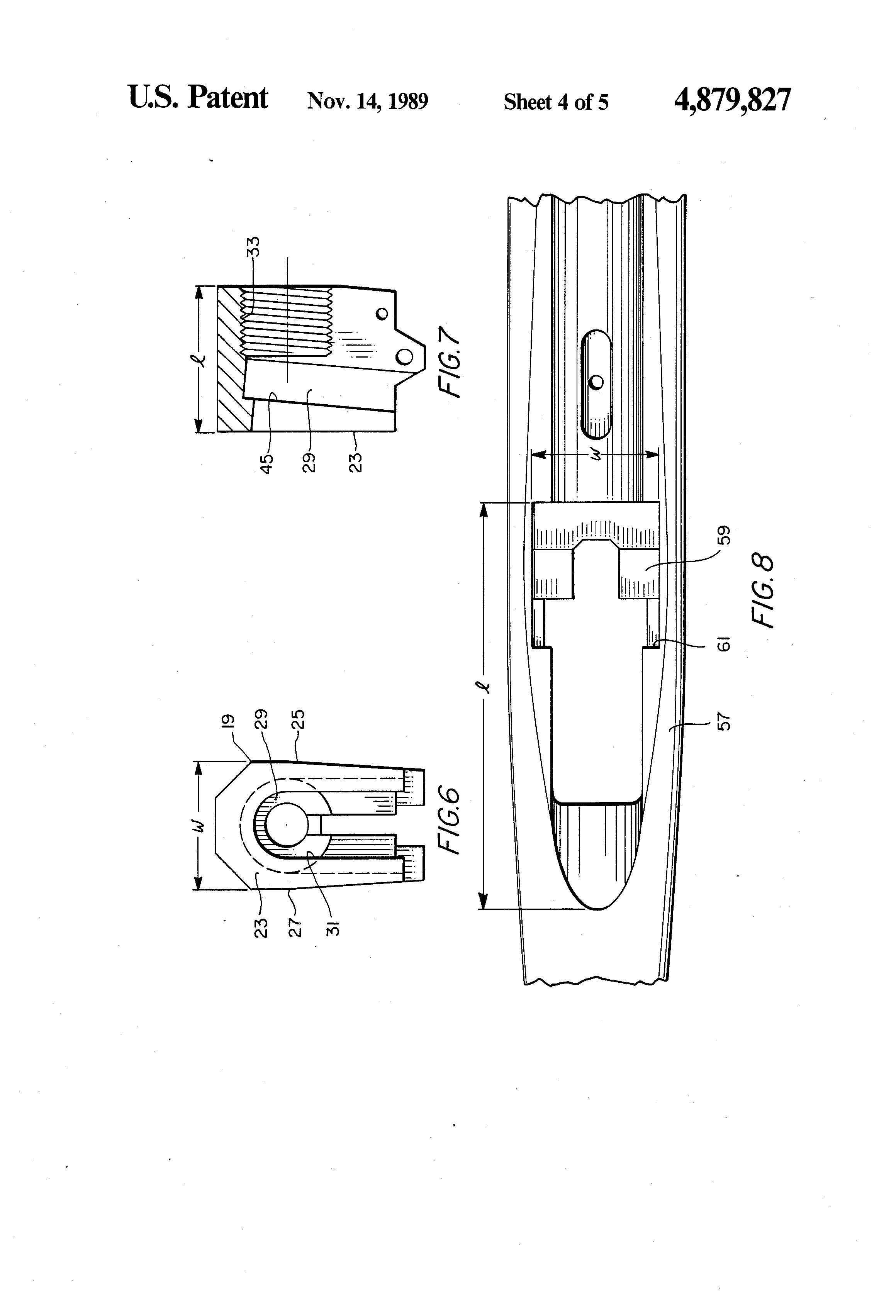 Patent US4879827 - Single shot falling block action rifle - Google Patents