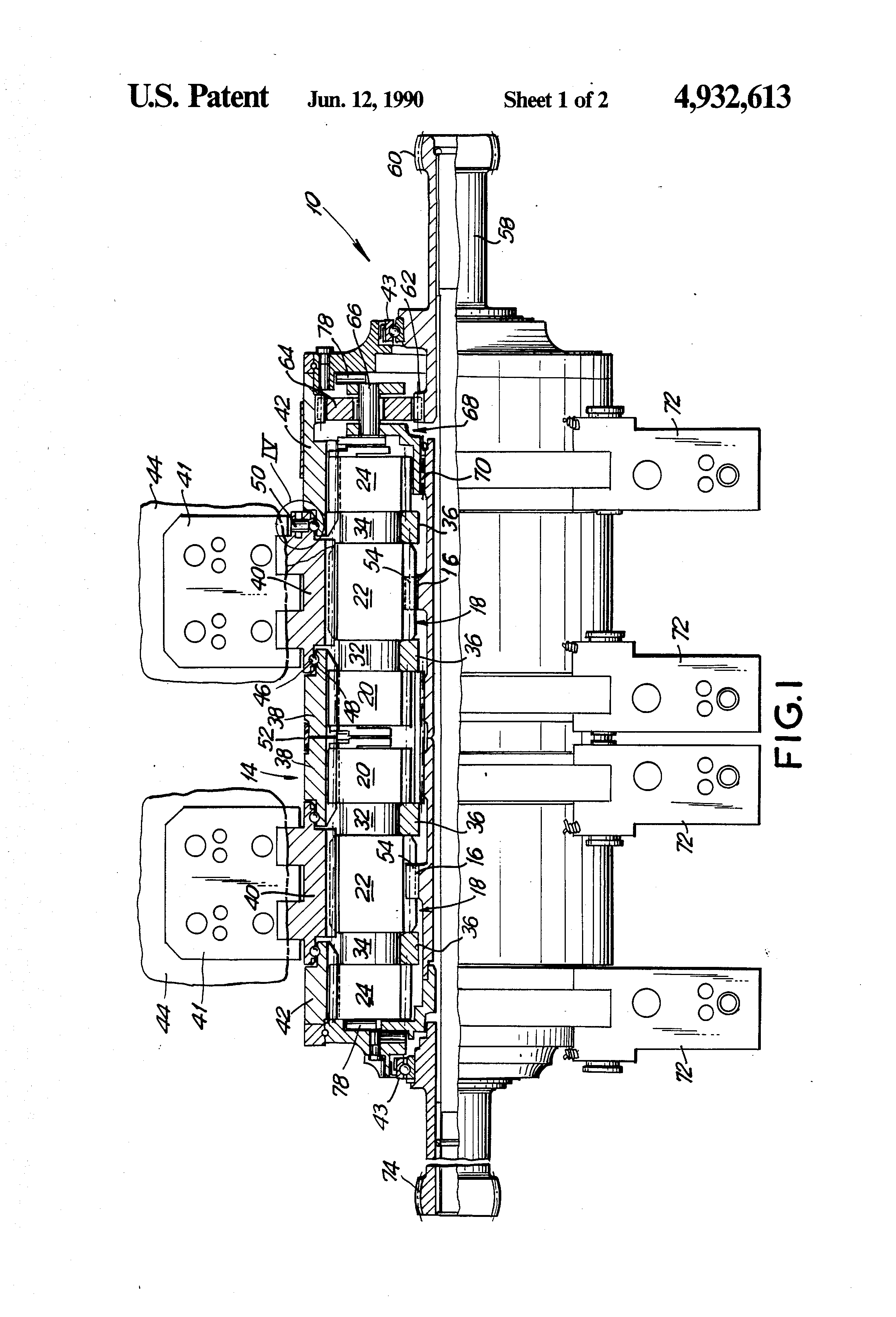 Patent US4932613 - Rotary hinge actuator - Google Patents