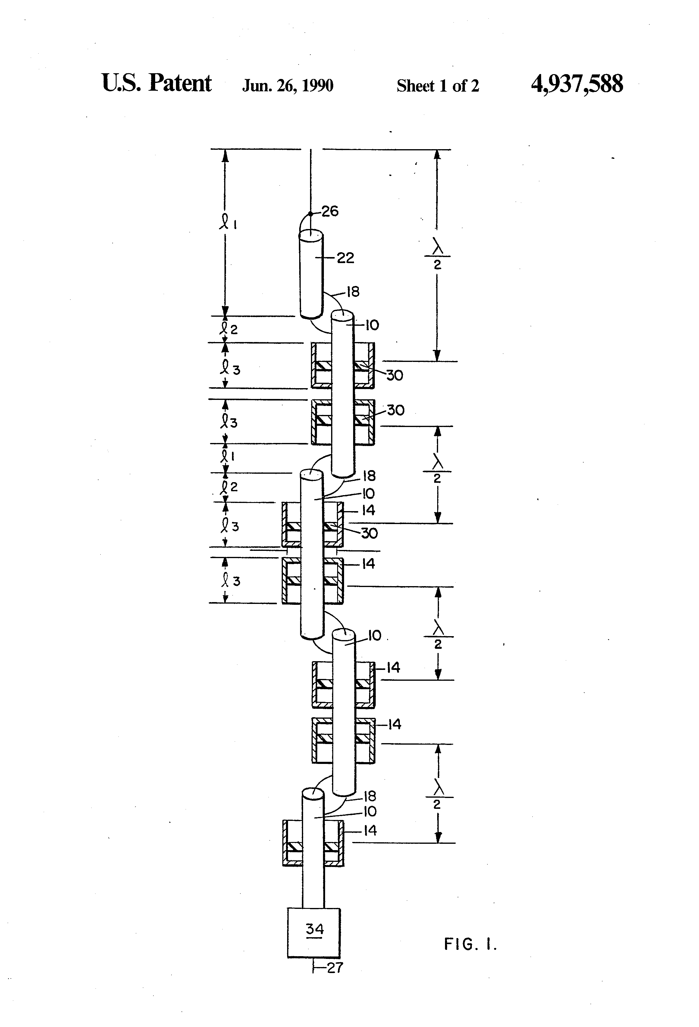 Collinear Patents Dipole Coaxial Array Sketch Coloring Page