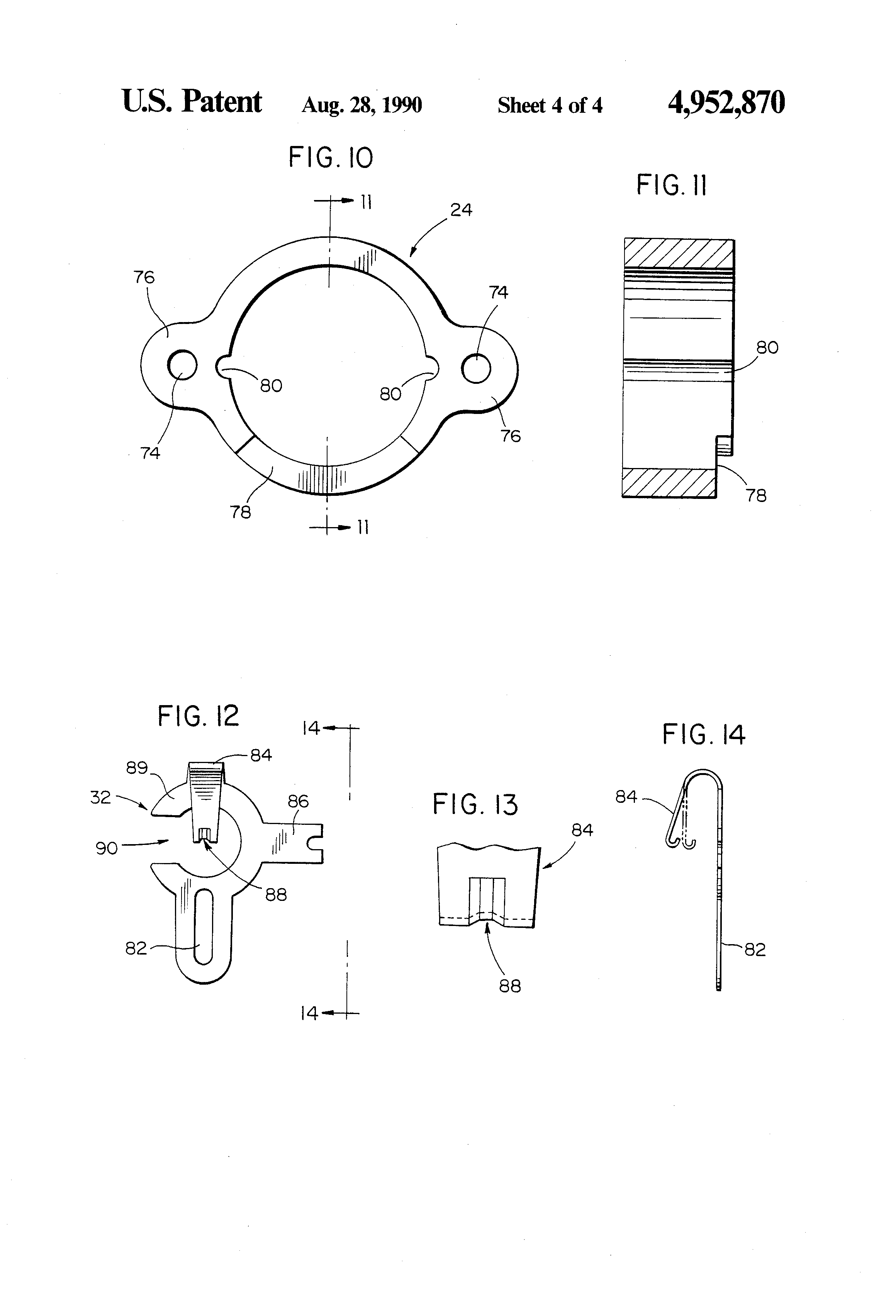 Patent US4952870 - Compact taut band meter movement assembly - Google ...