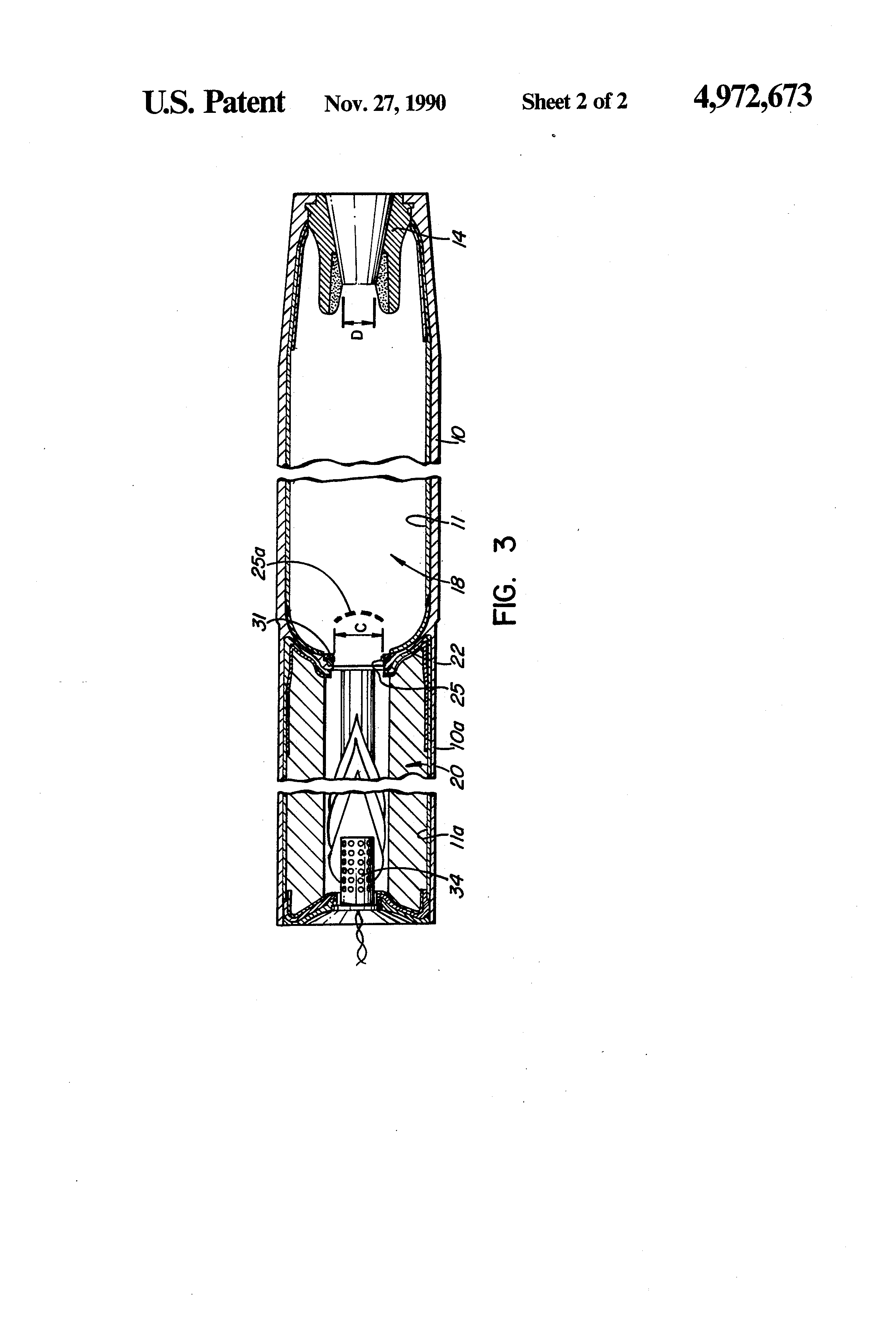 Patent US4972673 - Solid rocket motor with dual interrupted thrust ...