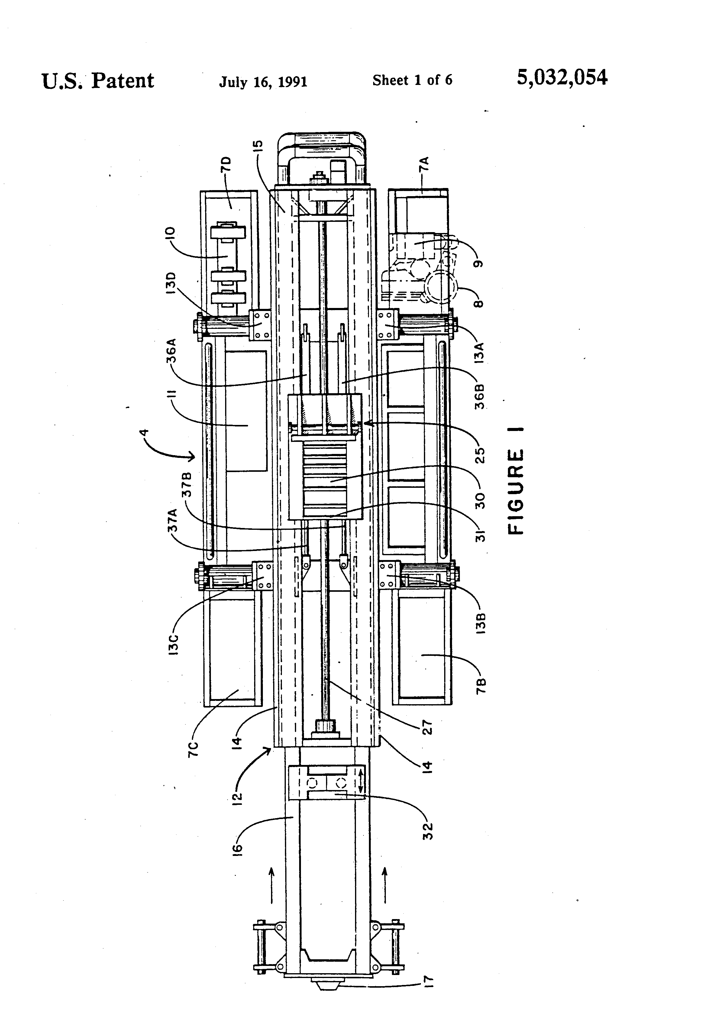 Patent US5032054 - Aerial bundle puller - Google Patents
