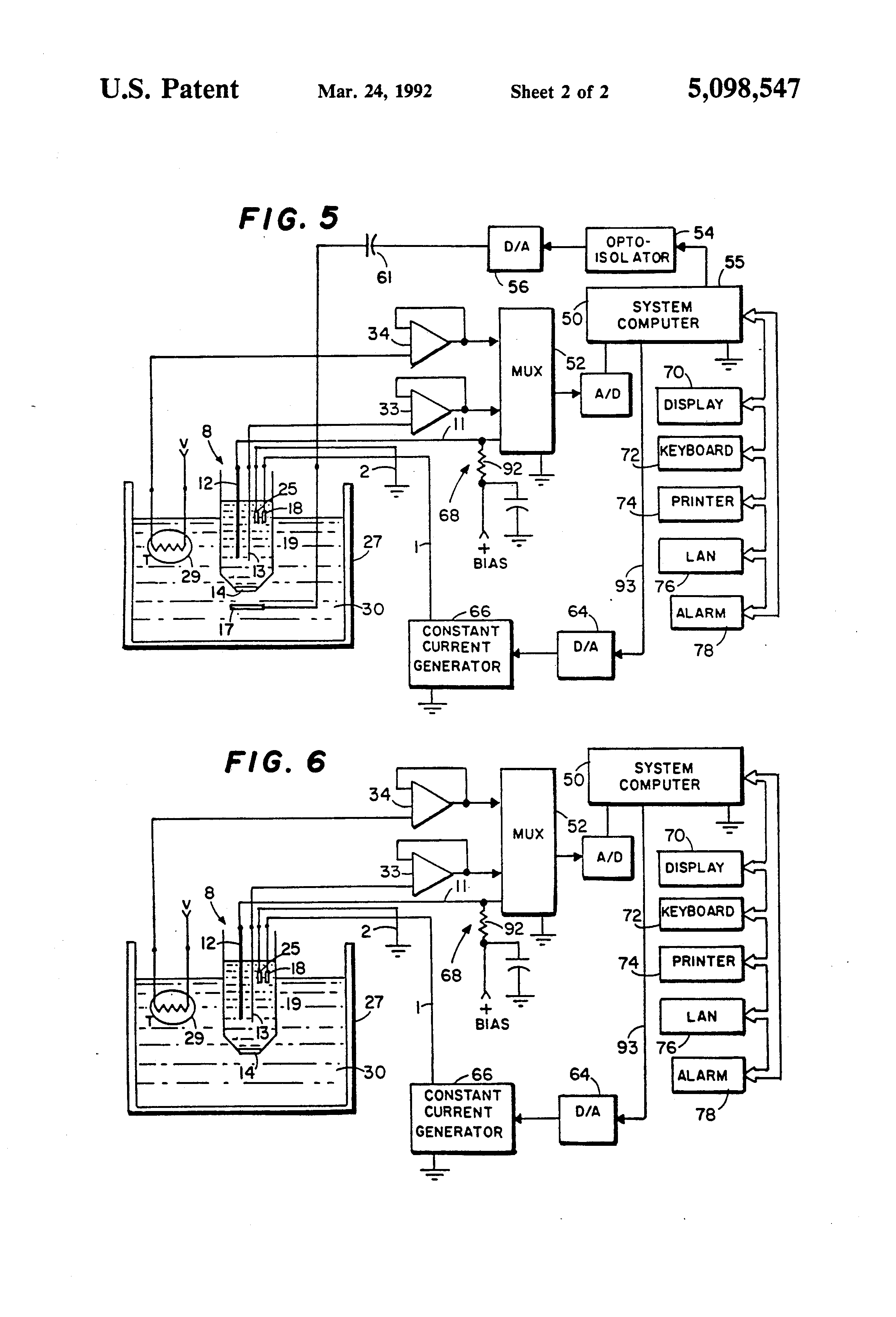 Patent US5098547 - Dissolved oxygen sensor calibration, monitoring and ...