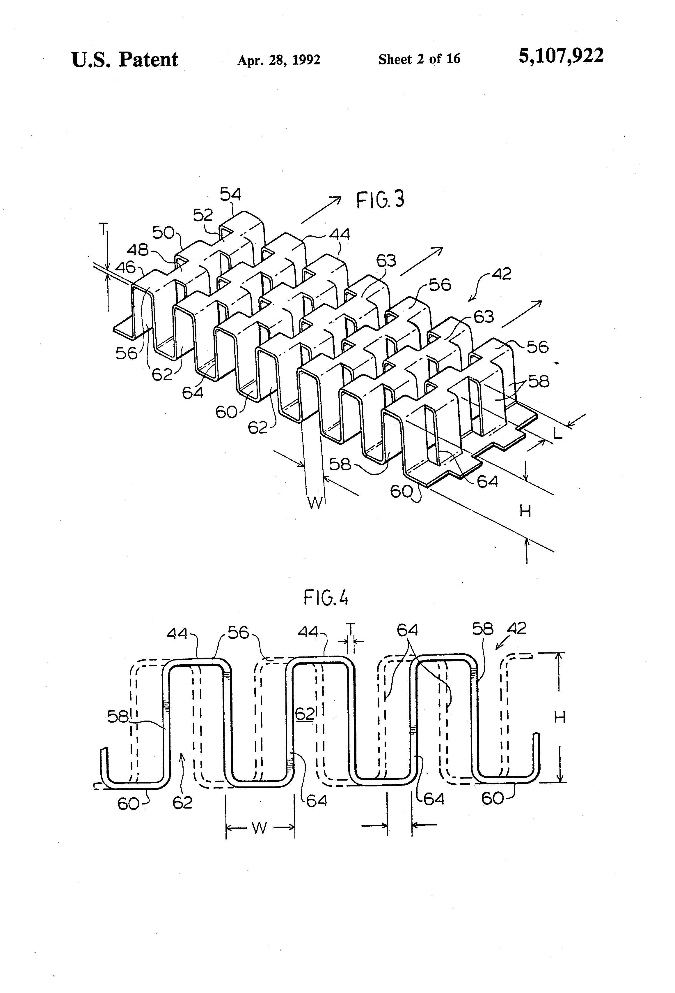 Patent US5107922 - Optimized offset strip fin for use in contact heat ...