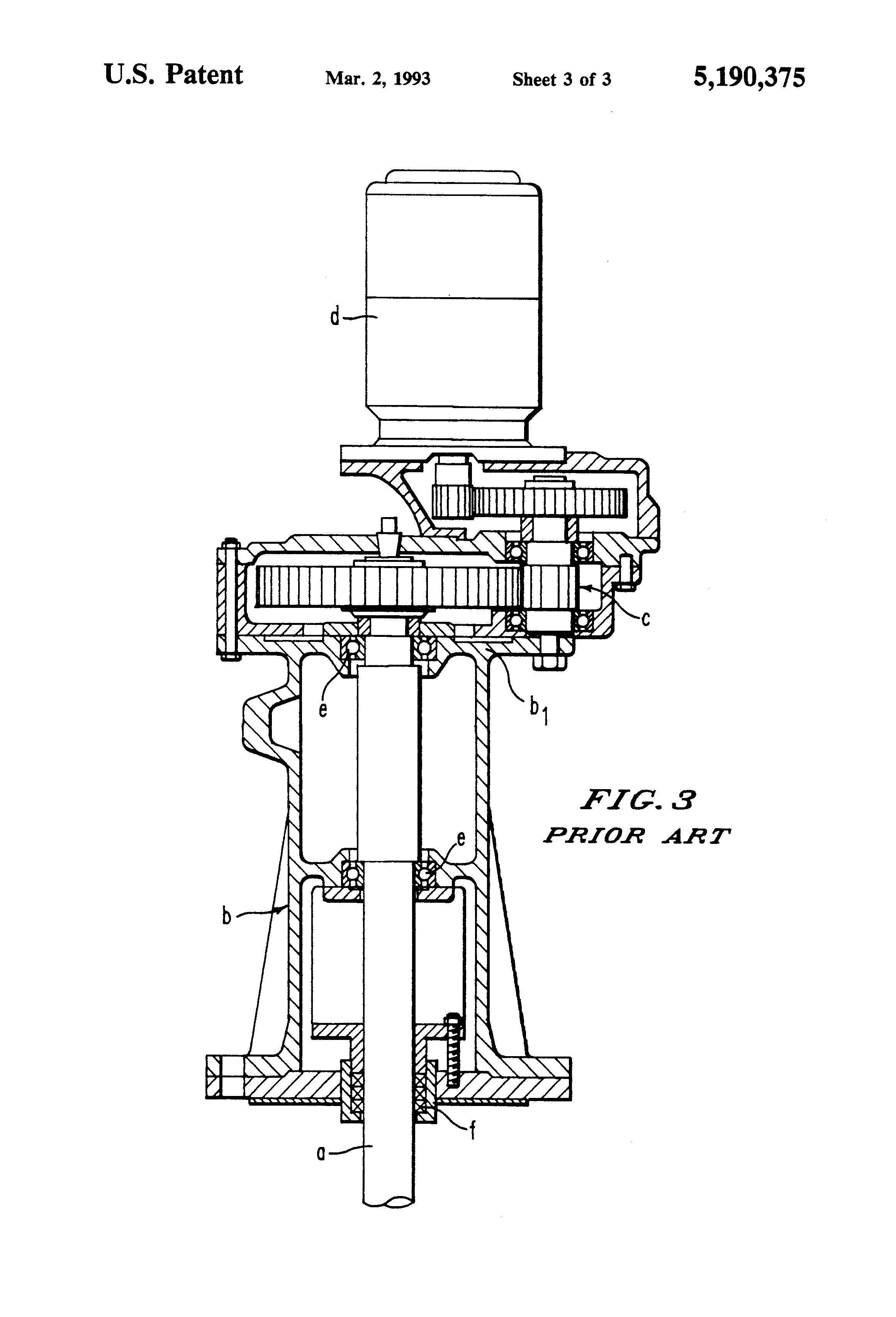 Patent US5190375 - Agitator with a rotary shaft and hollow shaft for ...