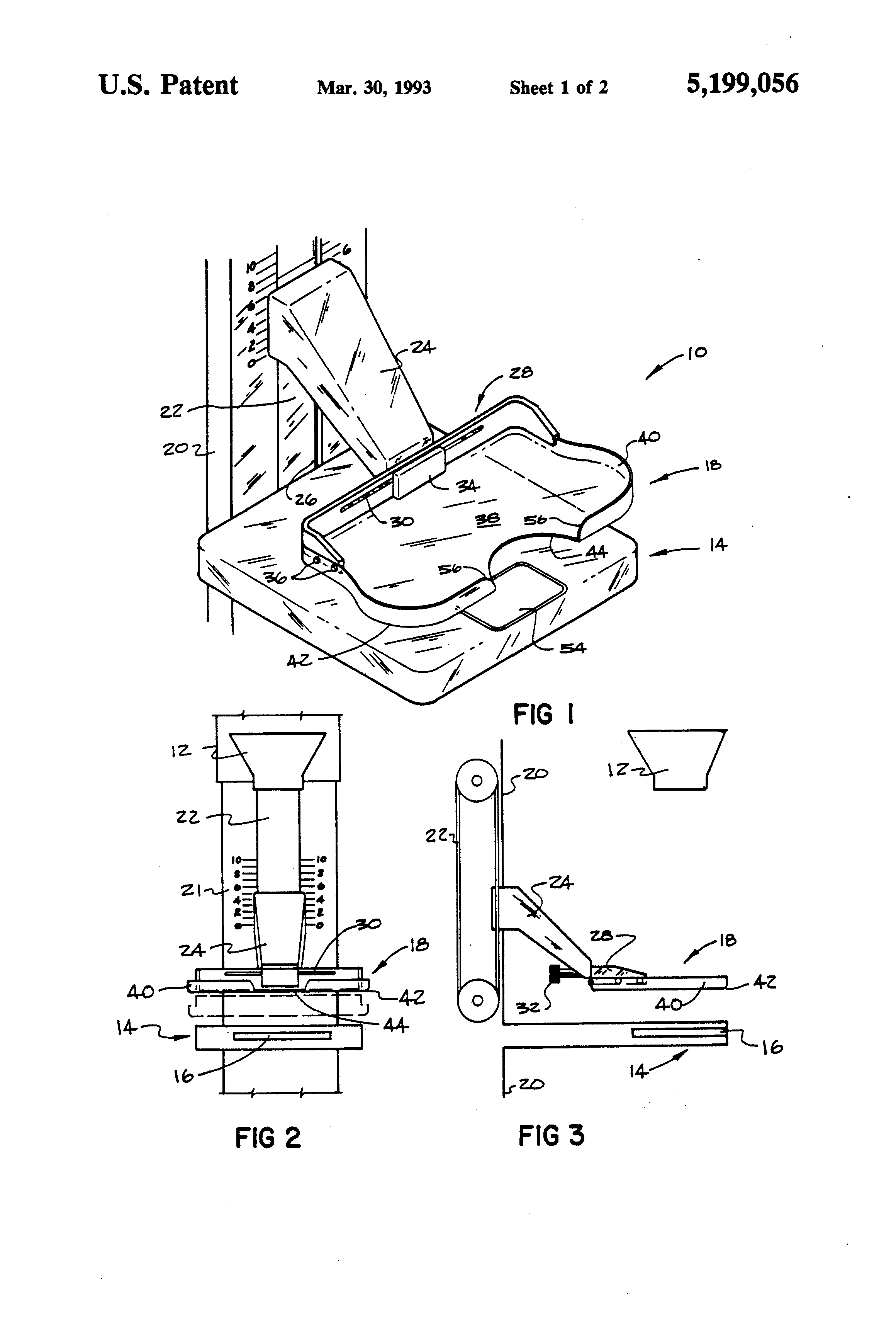 Patent US5199056 - Mammography compression paddle - Google Patents