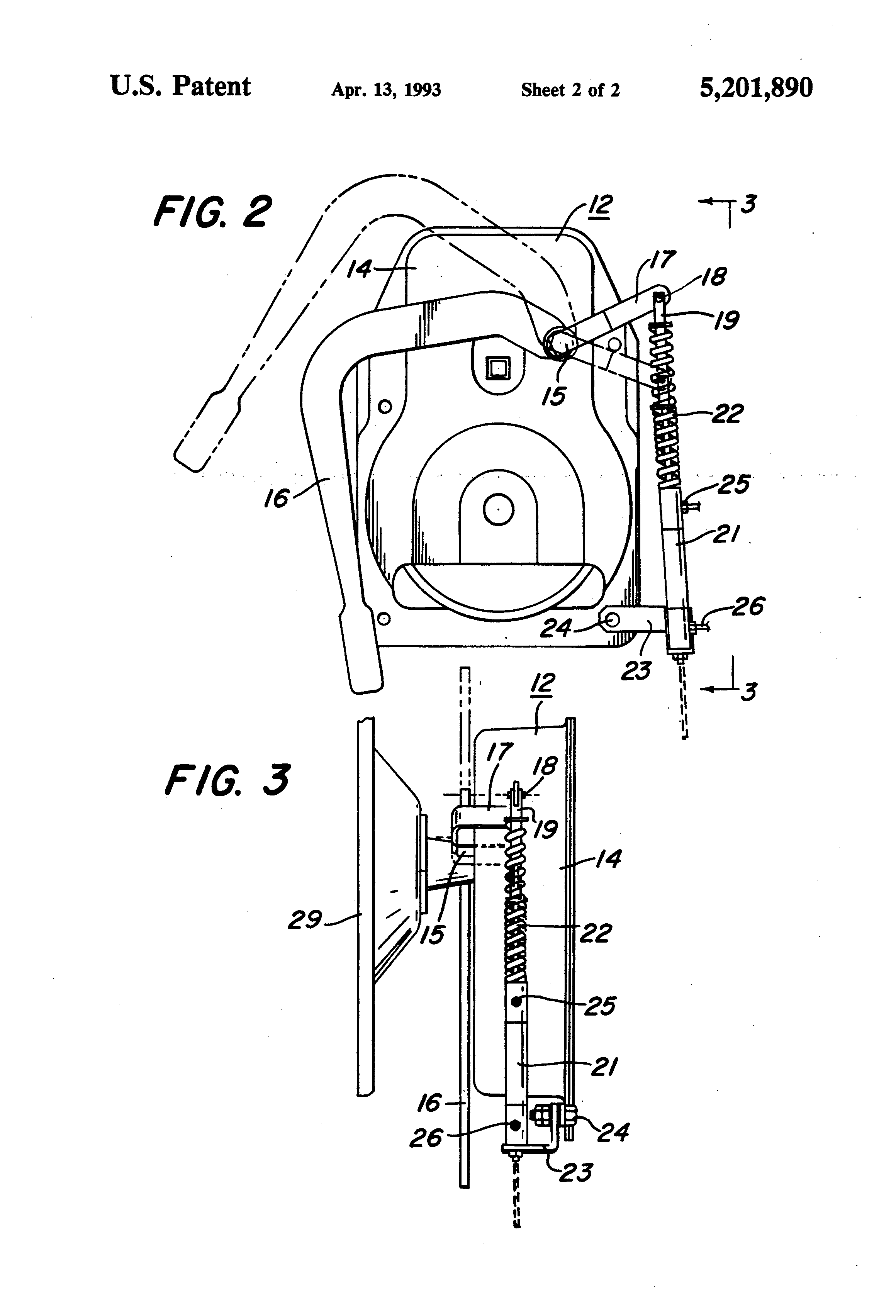 Patent US5201890 - Railroad car handbrake release system - Google Patents