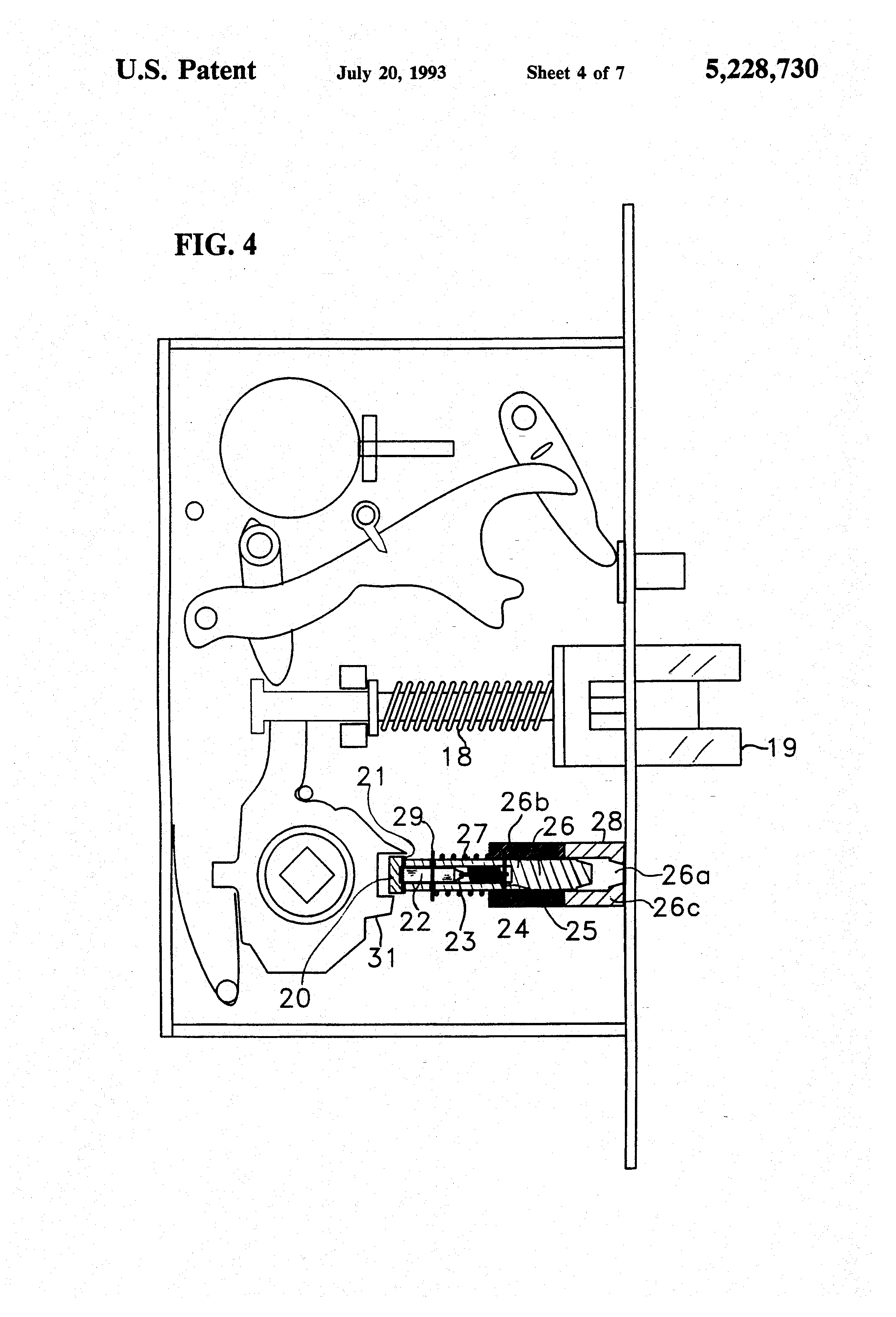 Patent US5228730 - Apparatus for converting mechanical locks to operate ...