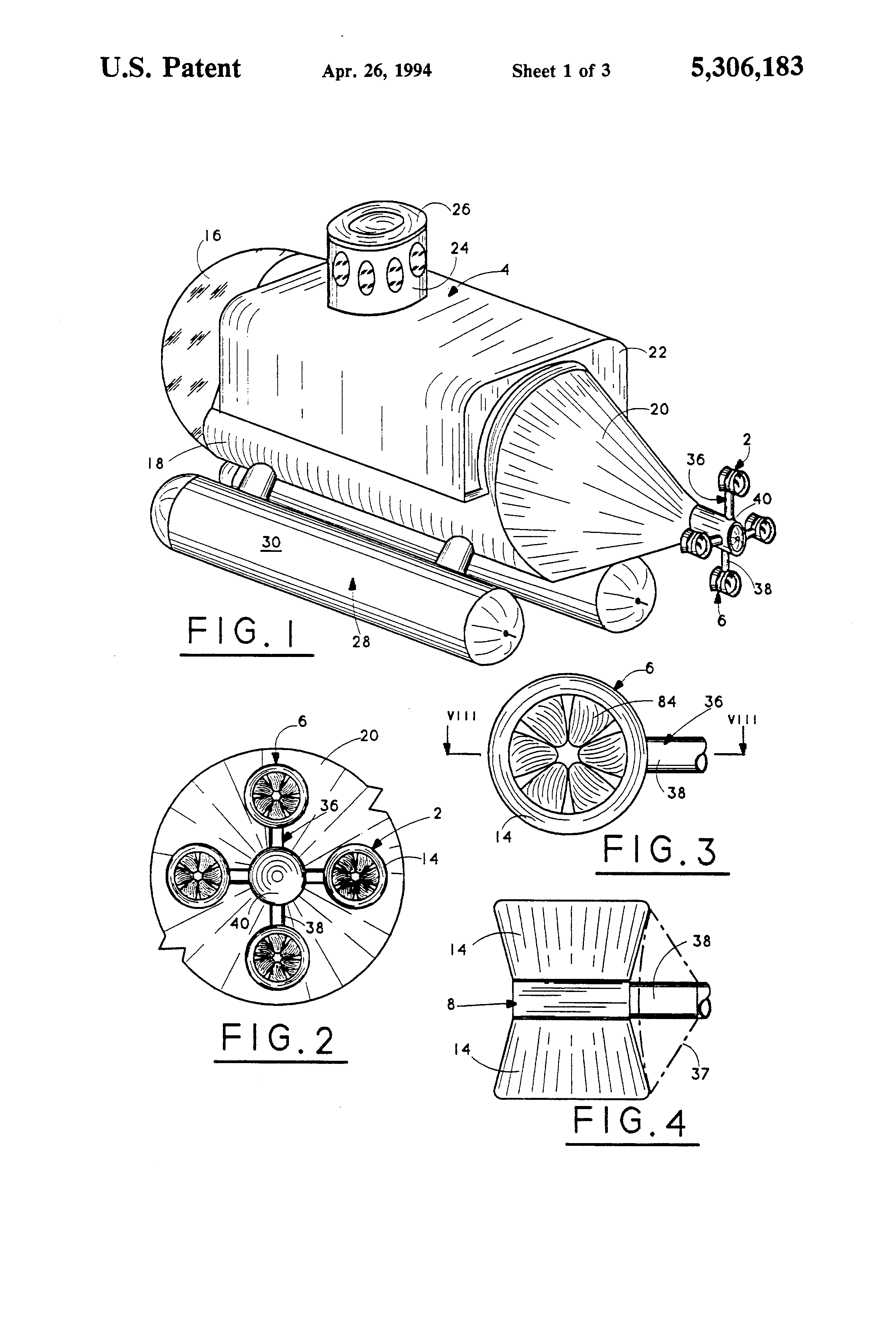 Patent US5306183 - Propulsion systems for submarine vessels - Google ...