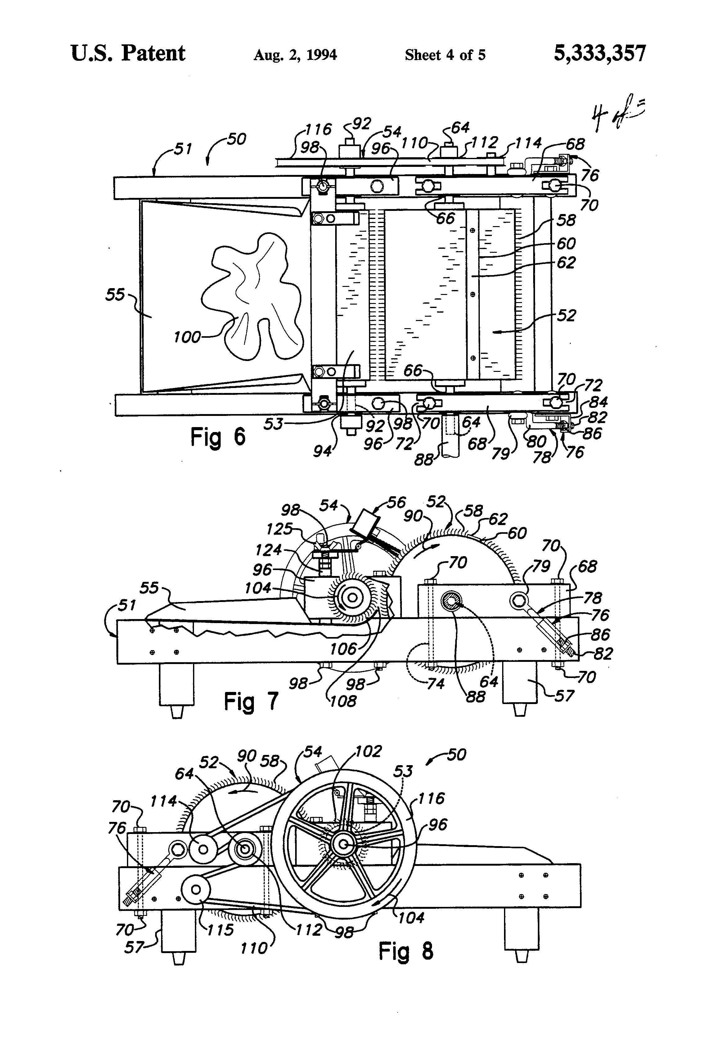 Patent US5333357 - Carding machine having a fine-fiber brush - Google ...