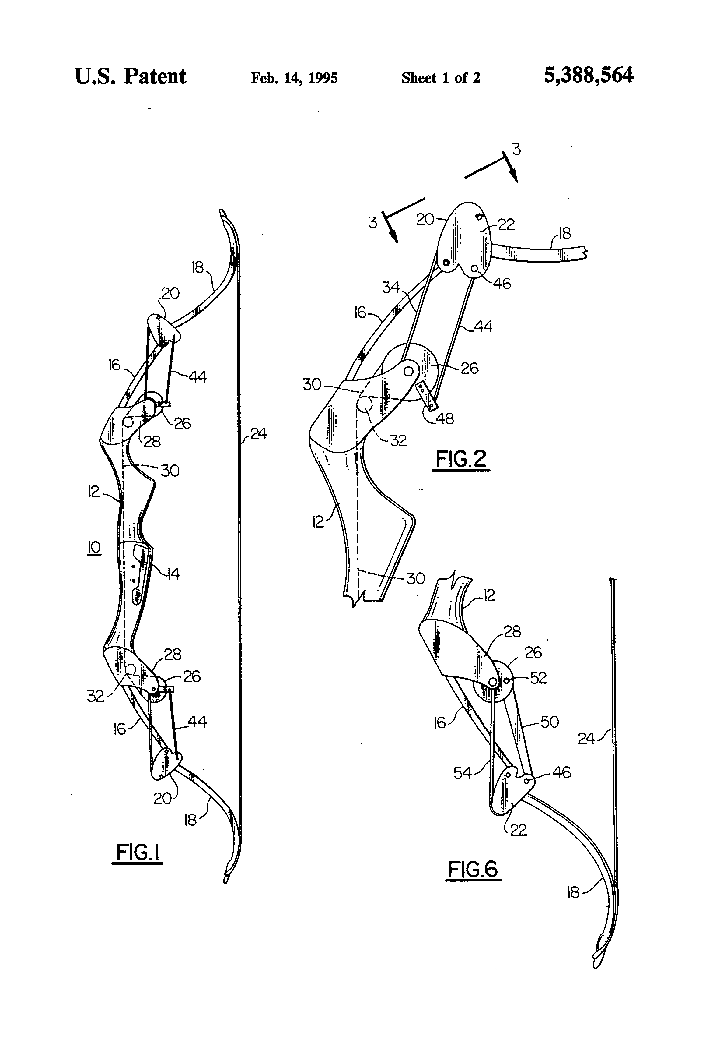 Patent US5388564 - Compound bow - Google Patents
