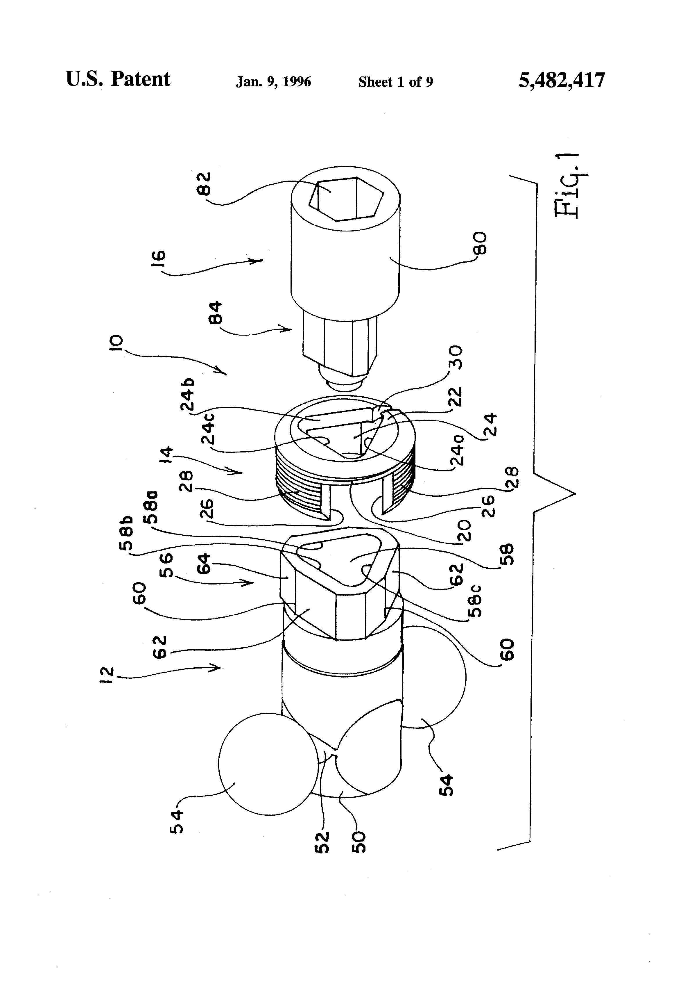 Patent US5482417 - Cam and wedge-type self-locking mechanism - Google ...