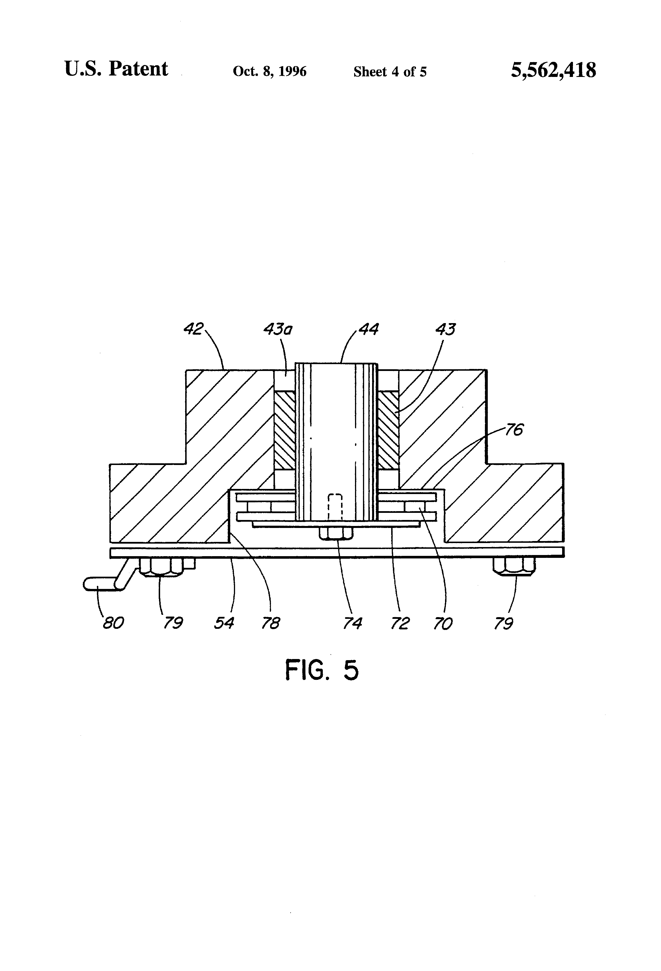 Patent US5562418 - Anti-rotation device for fin-fans - Google Patents