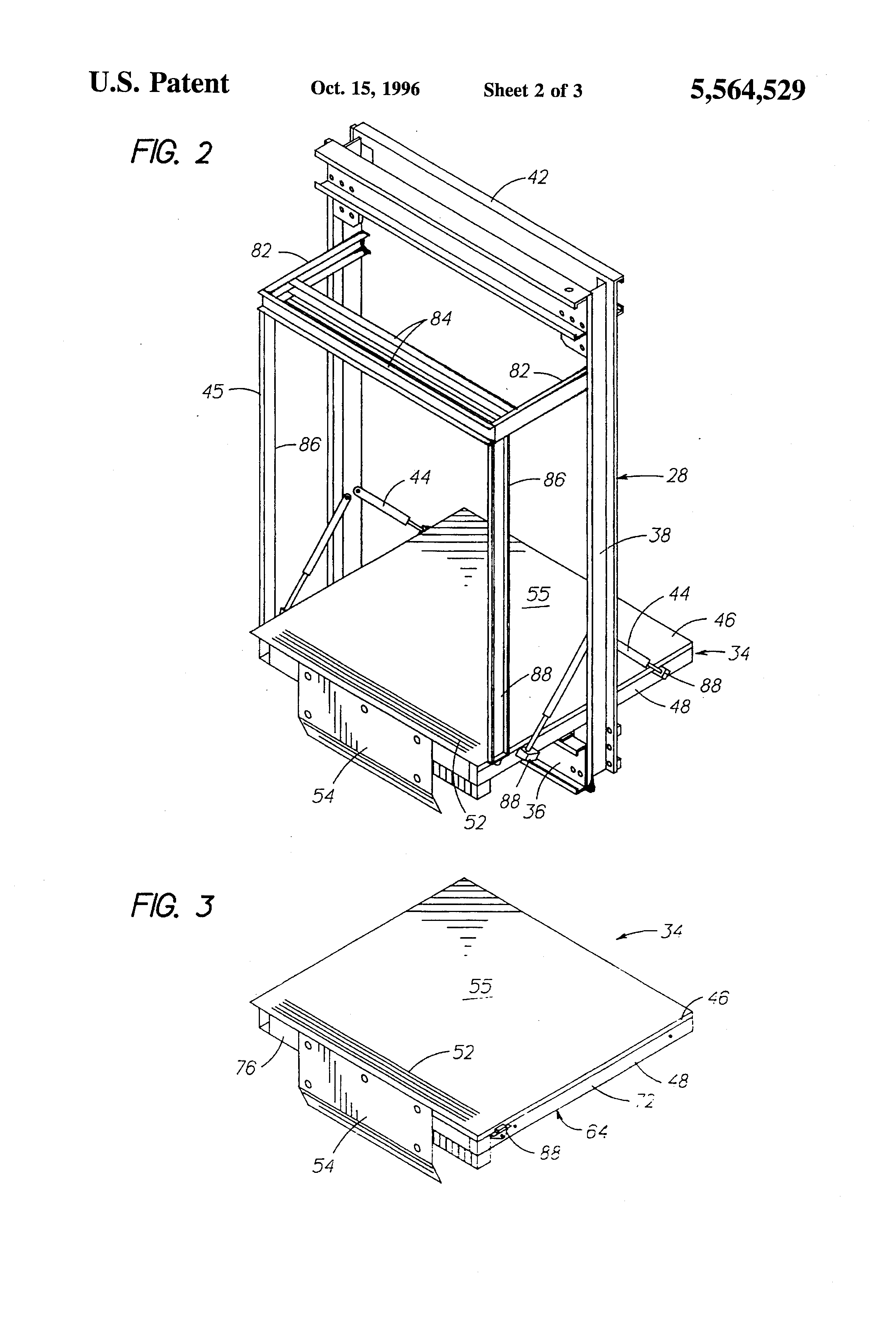Patent US5564529 - Elevator car frame and platform assembly - Google ...