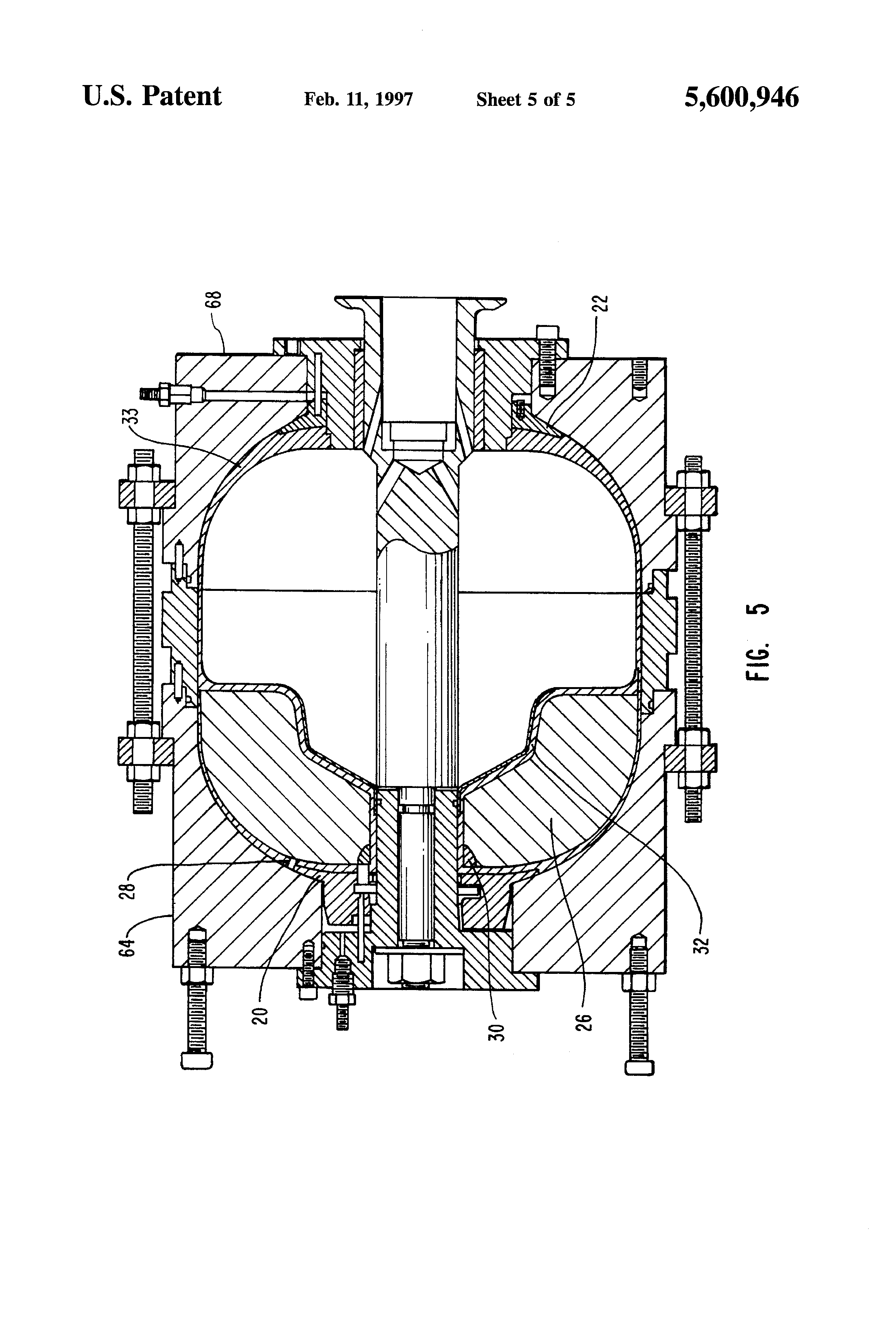Patent US5600946 - Solid propellant dual pulse rocket motor loaded case ...