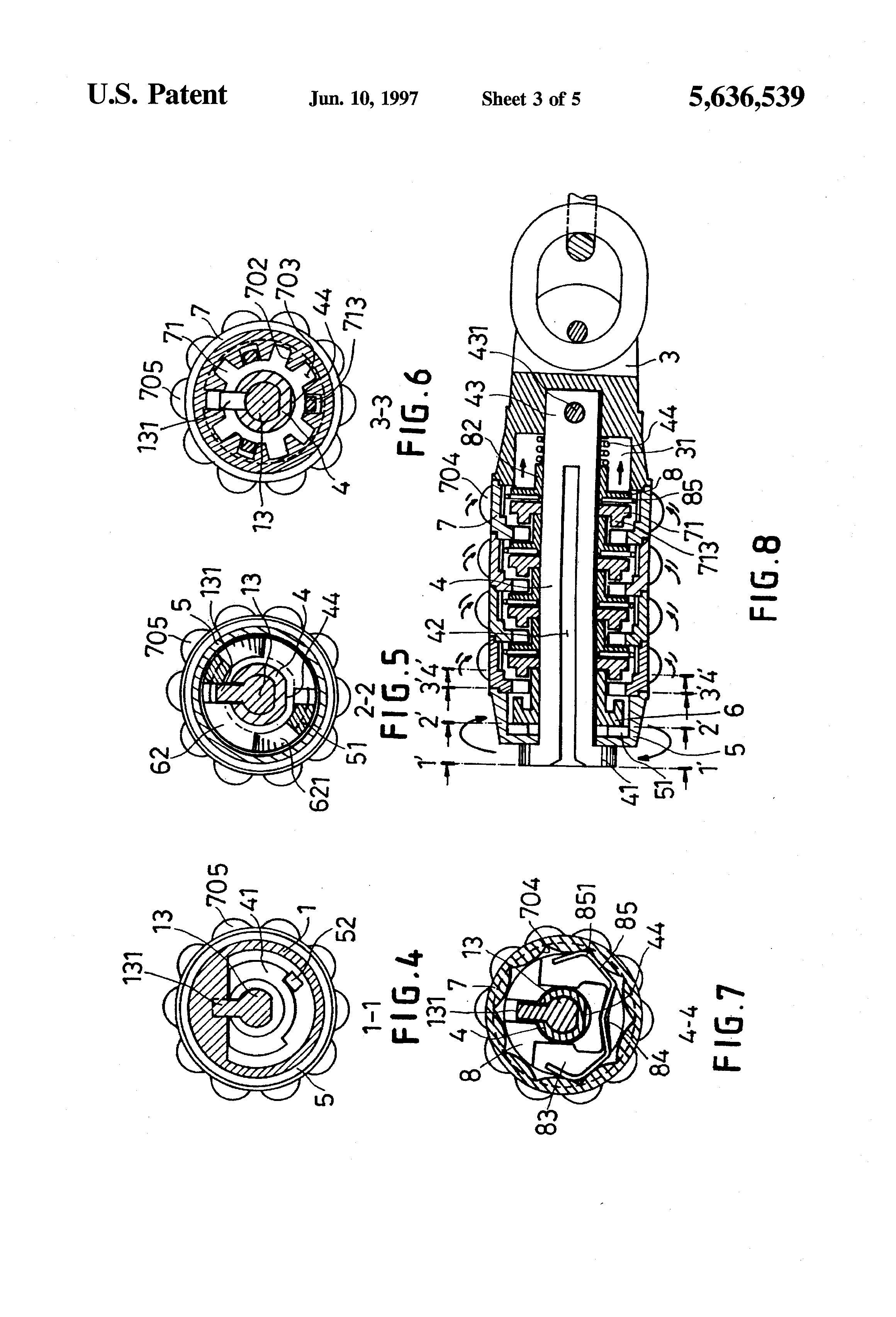 Patent US5636539 - Main body structure of combination lock - Google Patents