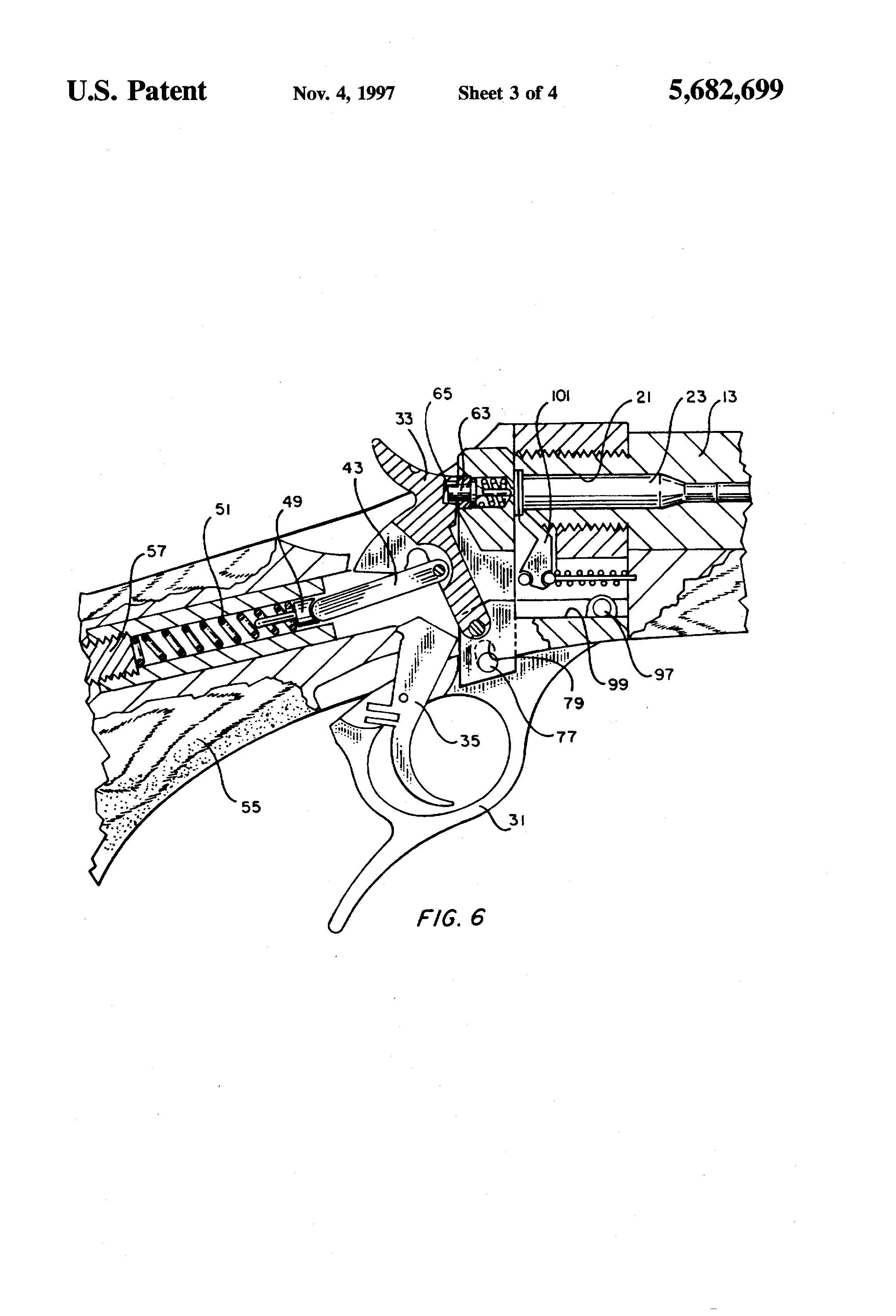 Patent US5682699 - Single-shot falling block action rifle with improved ...