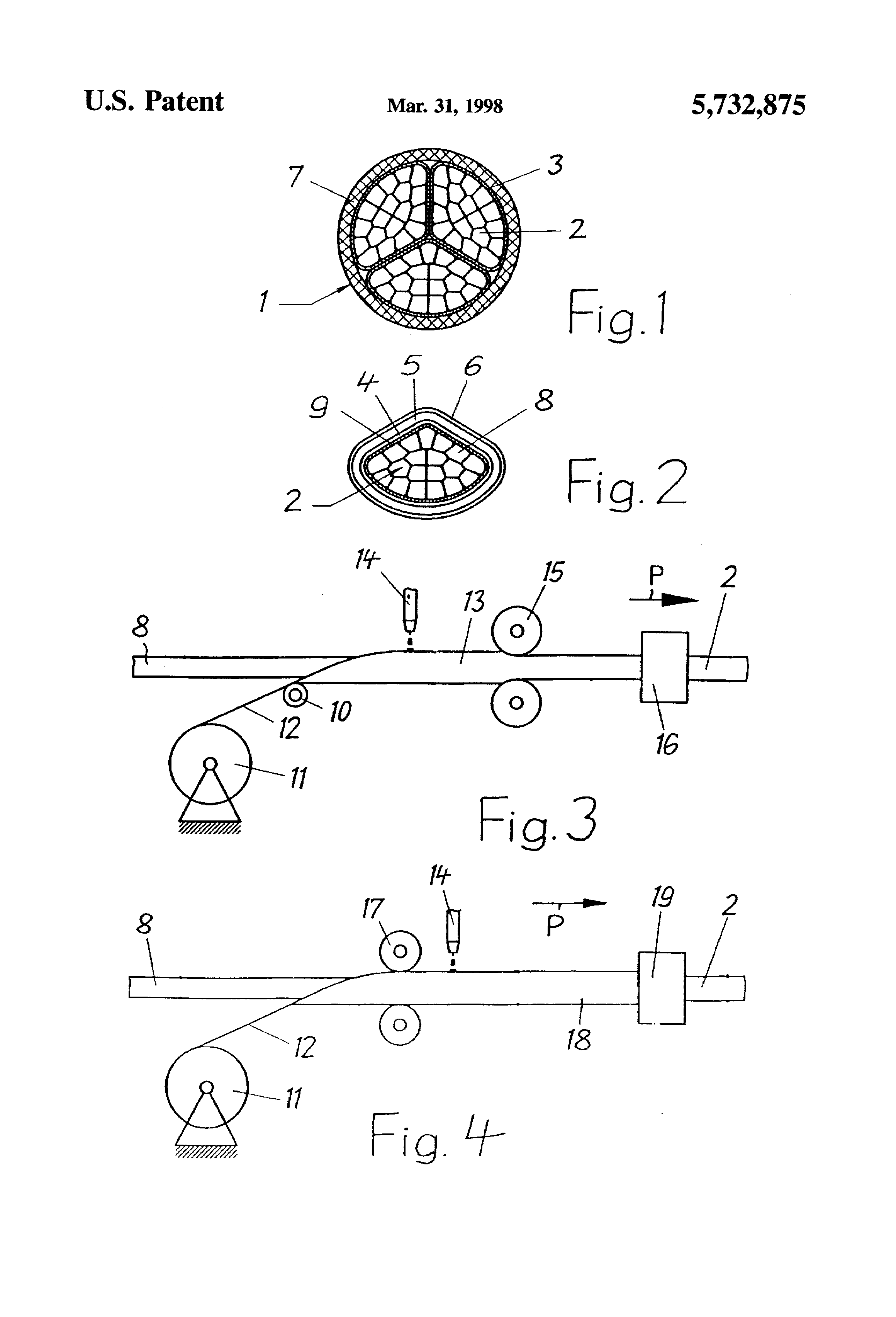 Patent US5732875 - Method for producing a sector conductor for electric ...