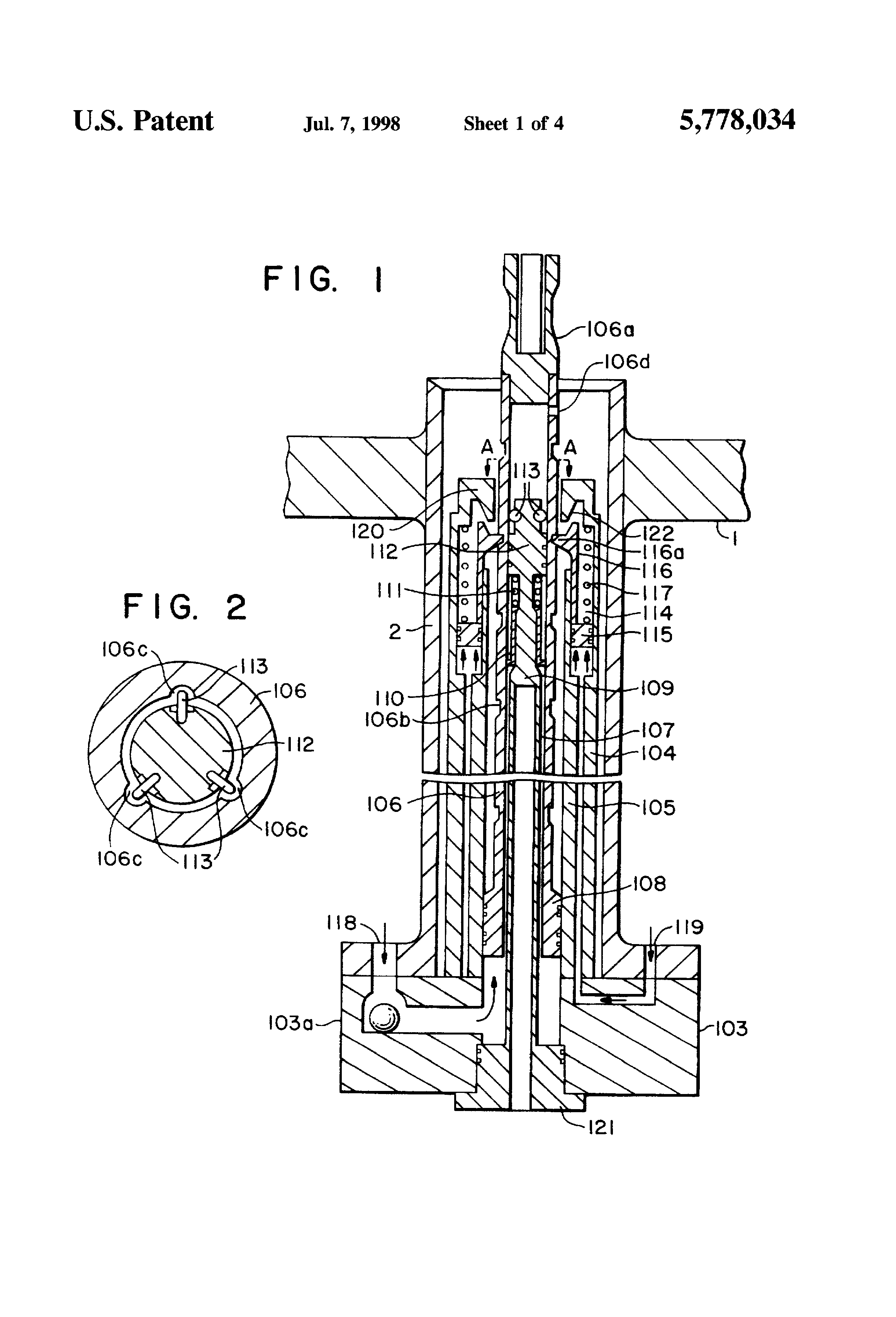 Patent US5778034 - Control rod drive mechanism - Google Patents
