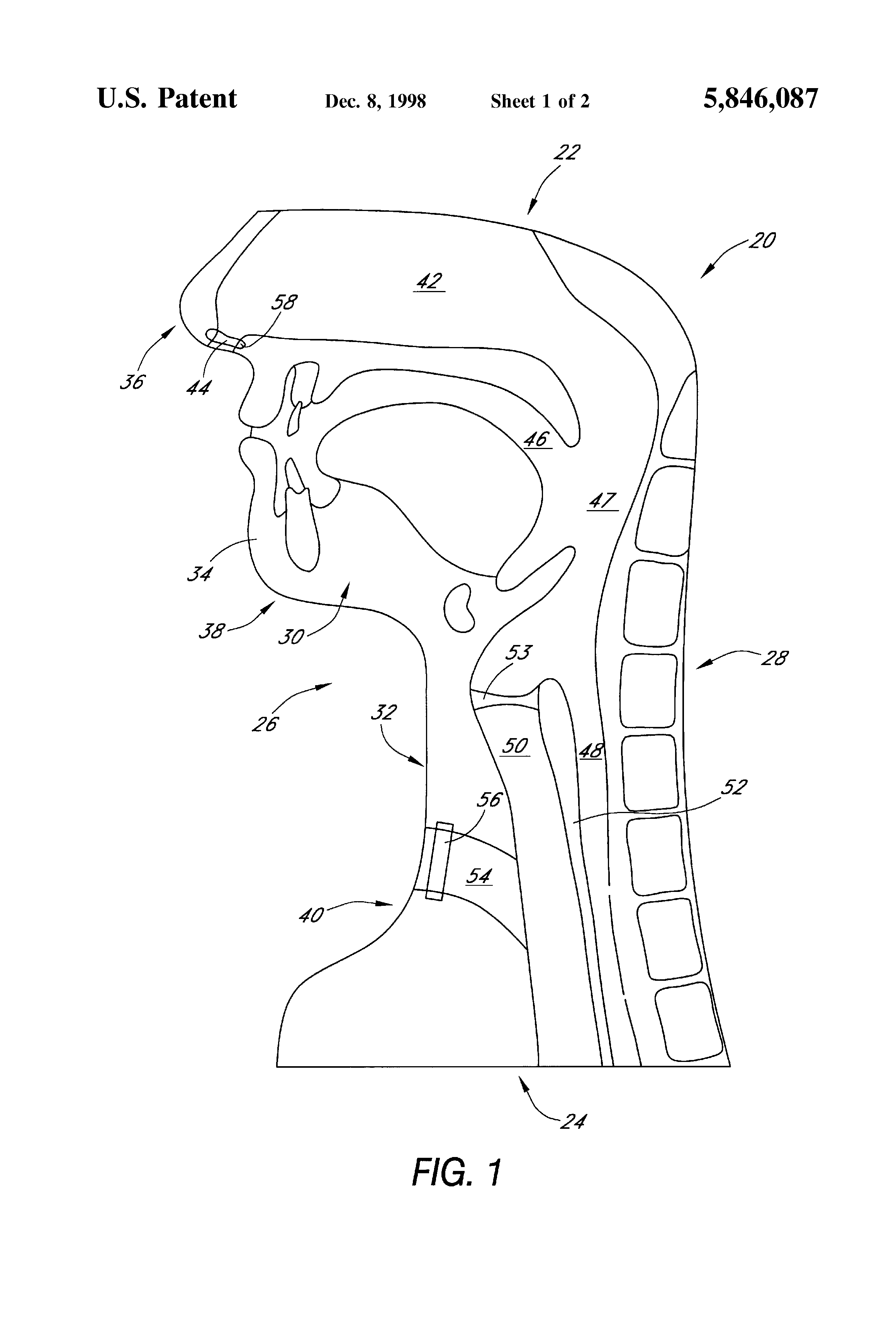 Patent US5846087 - Anatomical simulator and method for tracheostomy ...