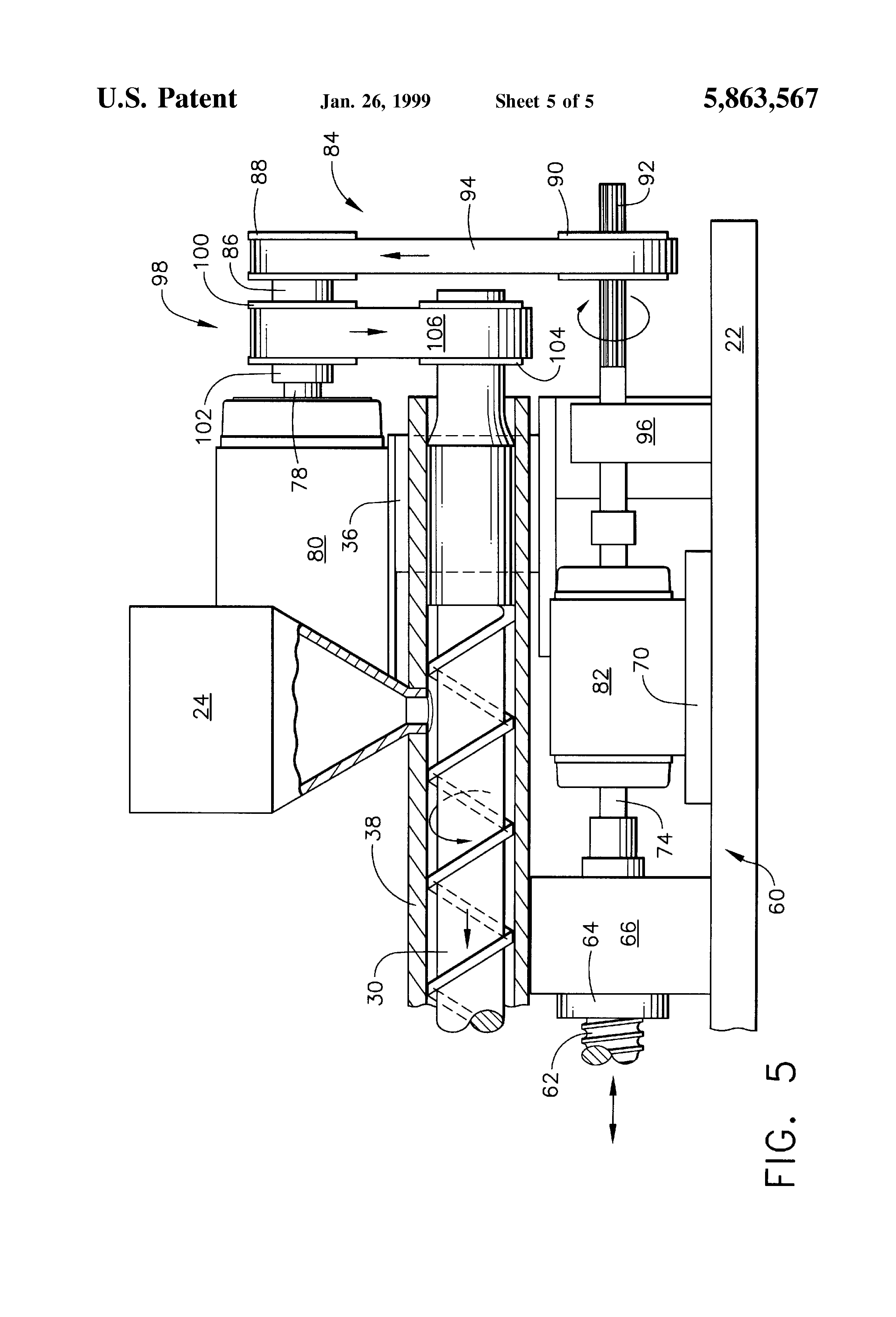 Patent US5863567 - Two-stage electric injection unit for a molding ...