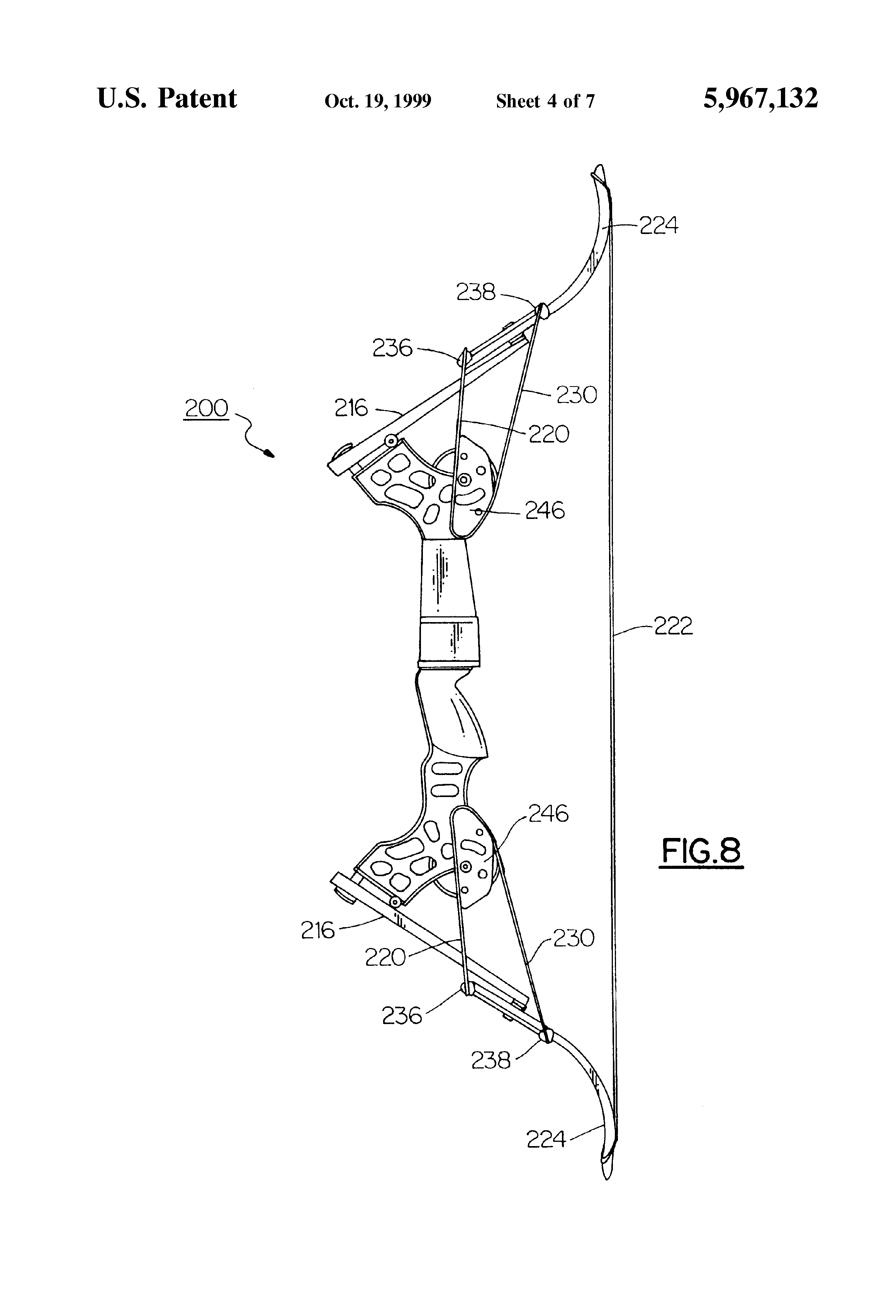 Patent US5967132 - Compound bow - Google Patents
