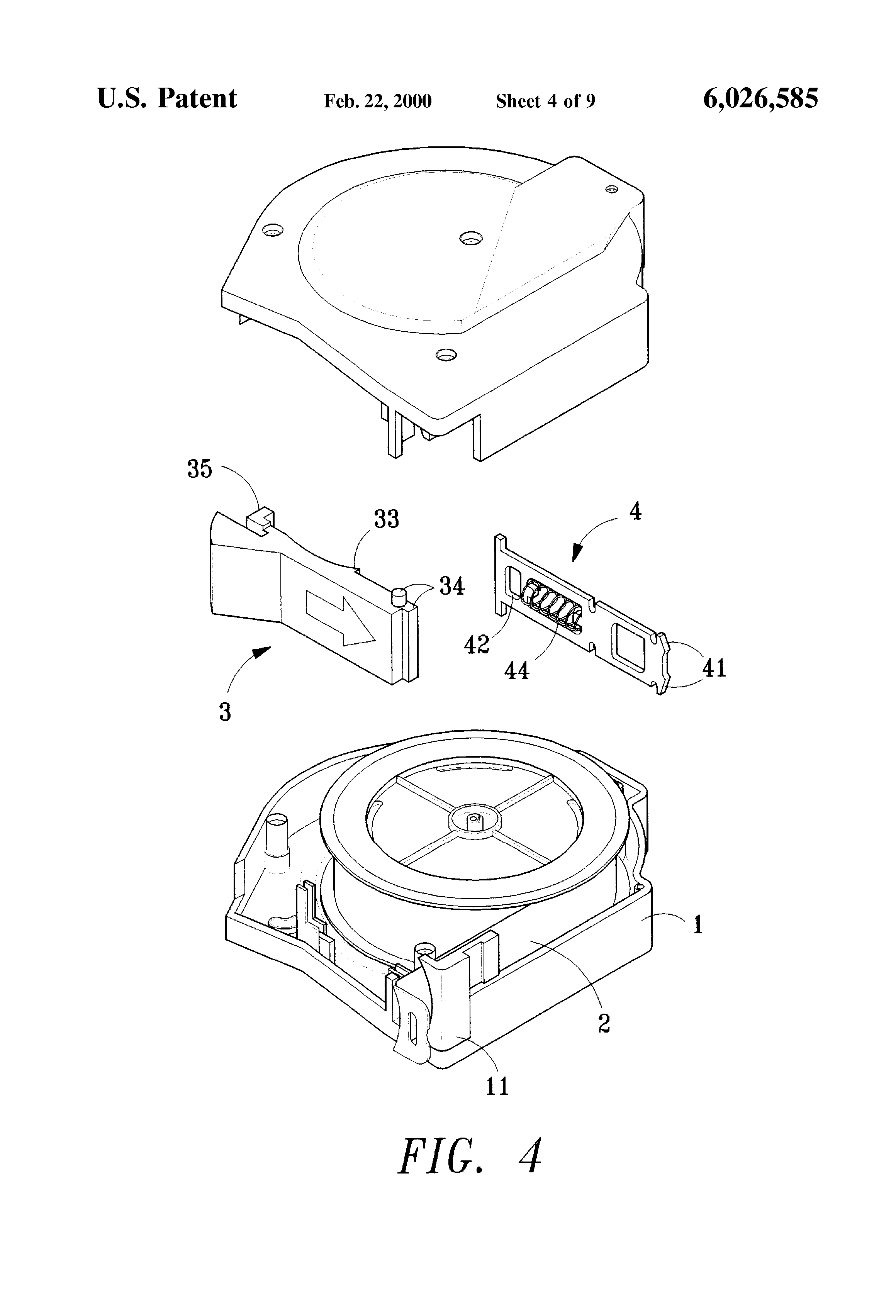 Patent US6026585 - Structure for a tape measure - Google Patentsuche