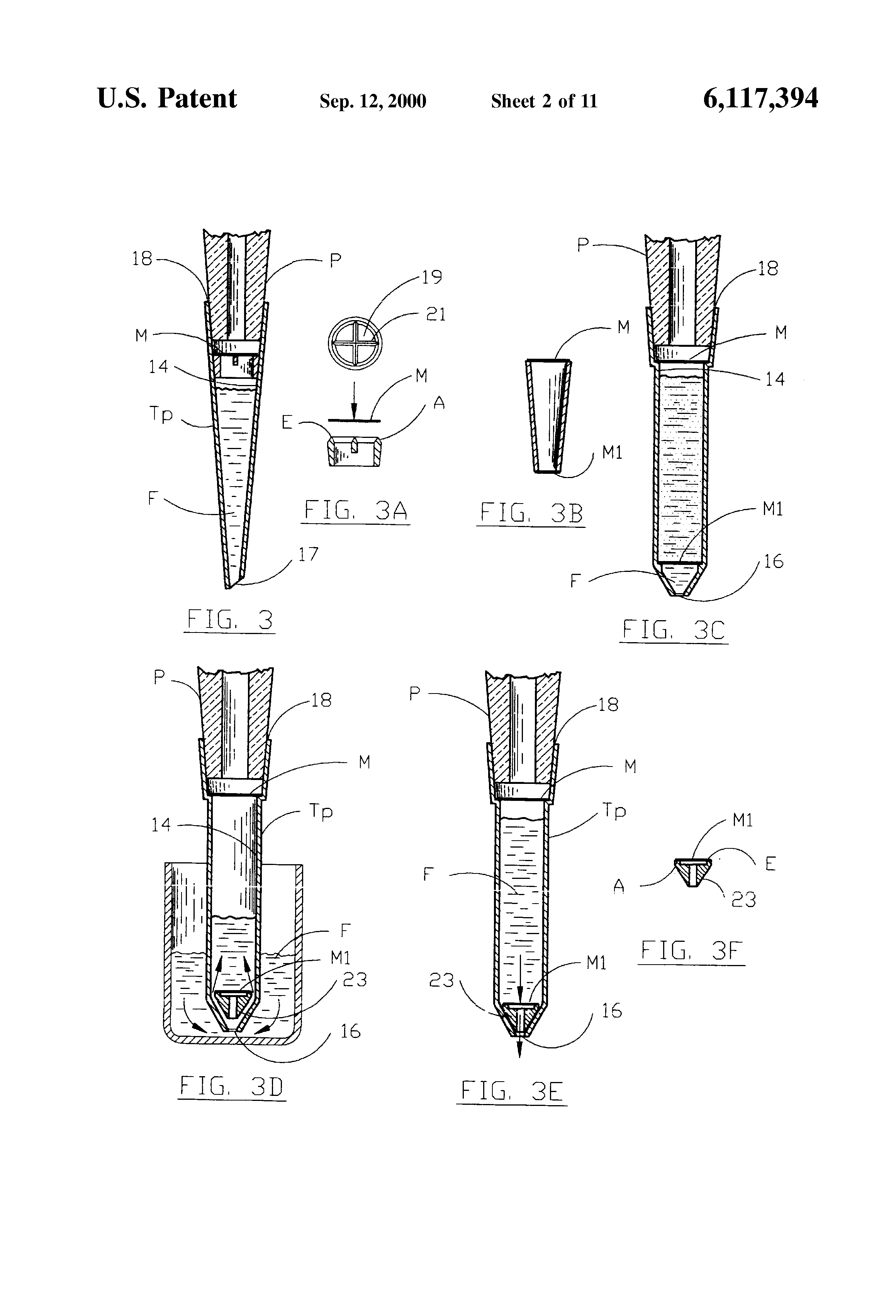 Patent US6117394 - Membrane filtered pipette tip - Google Patents