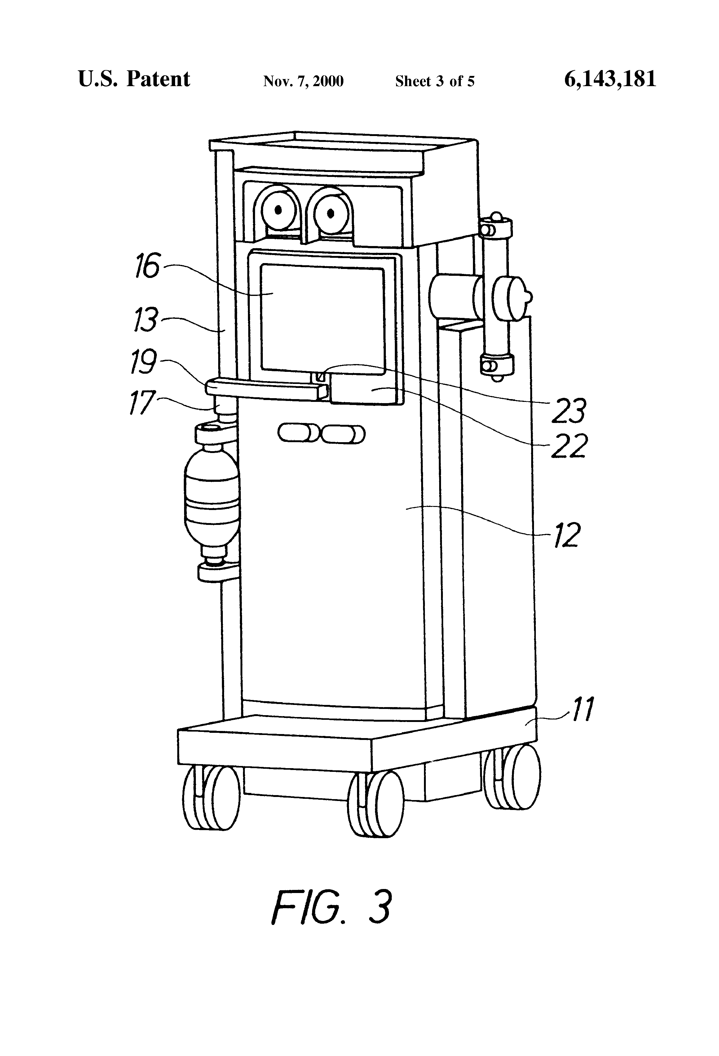 Patent US6143181 - Dialysis machine with control panel - Google Patents