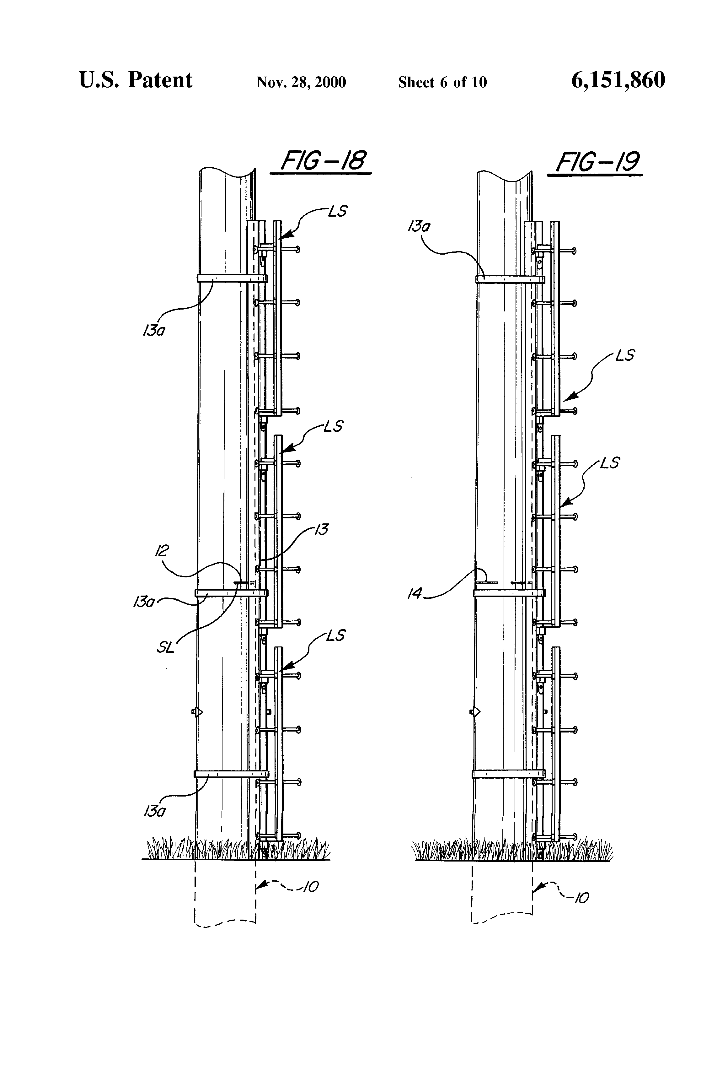 Patent US6151860 - Methods of raising utility pole transmission cables ...