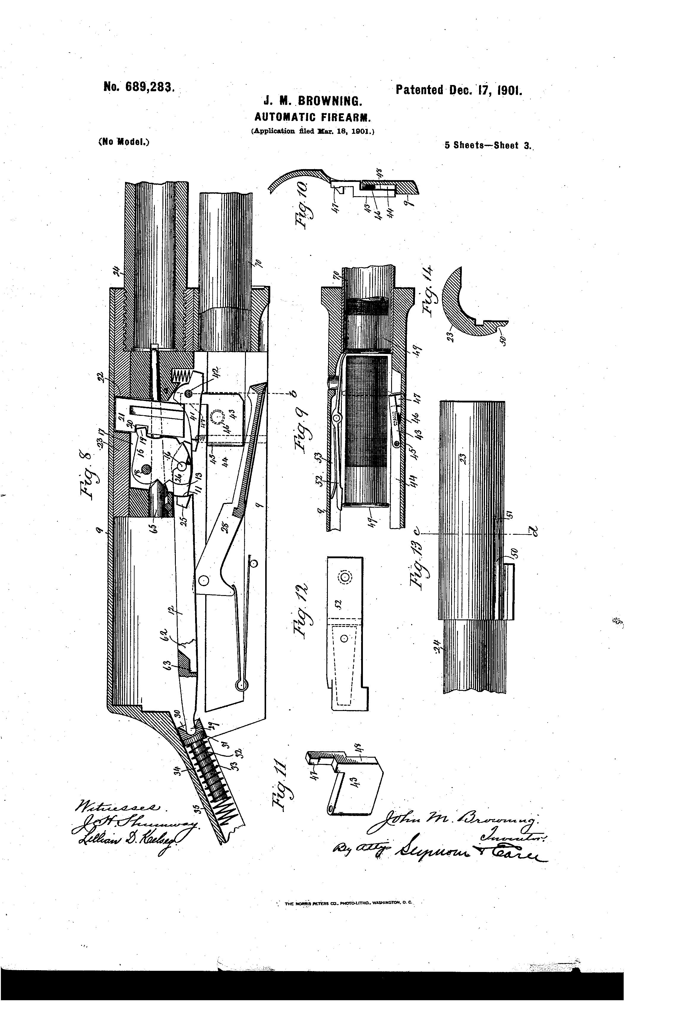 Patents Patent Firearm Recoil Operated Sketch Coloring Page