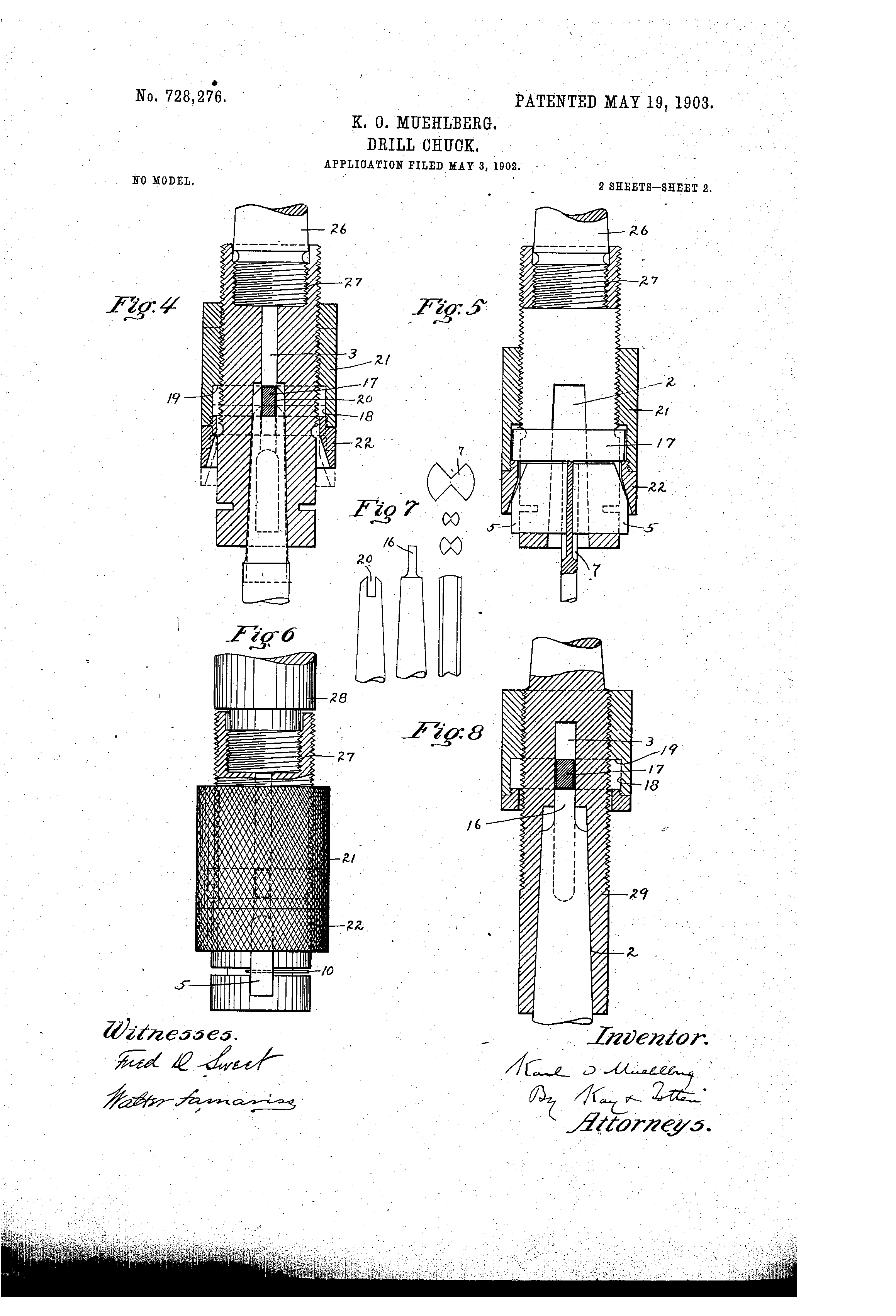 Chuck Drill Patents Drawing Structure Sketch Coloring Page