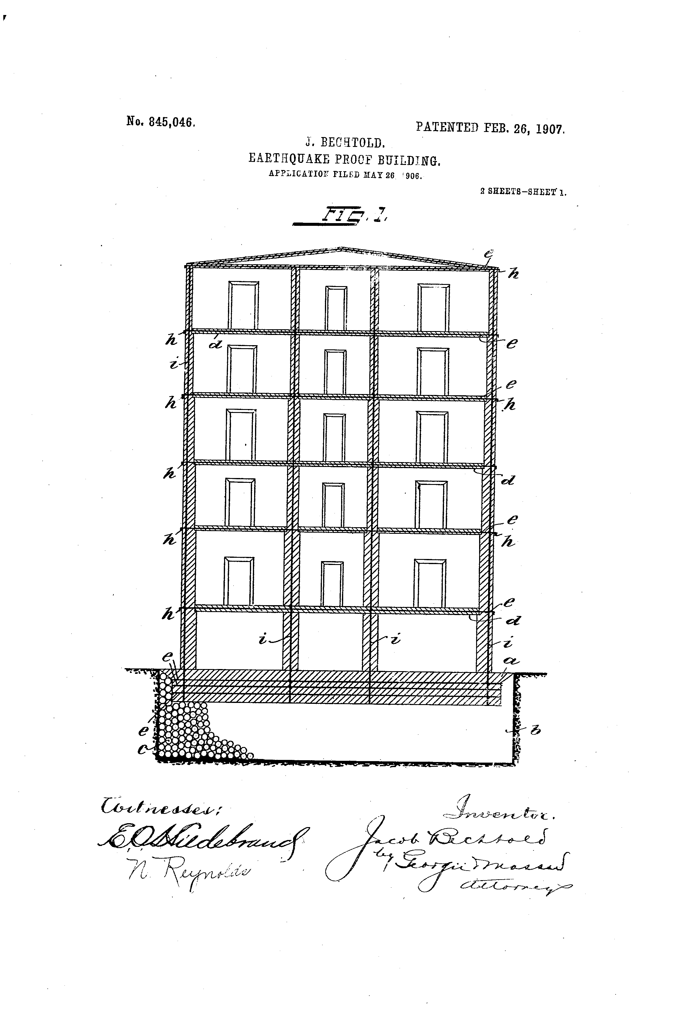 Earthquake Proof Building Diagram Sketch Coloring Page
