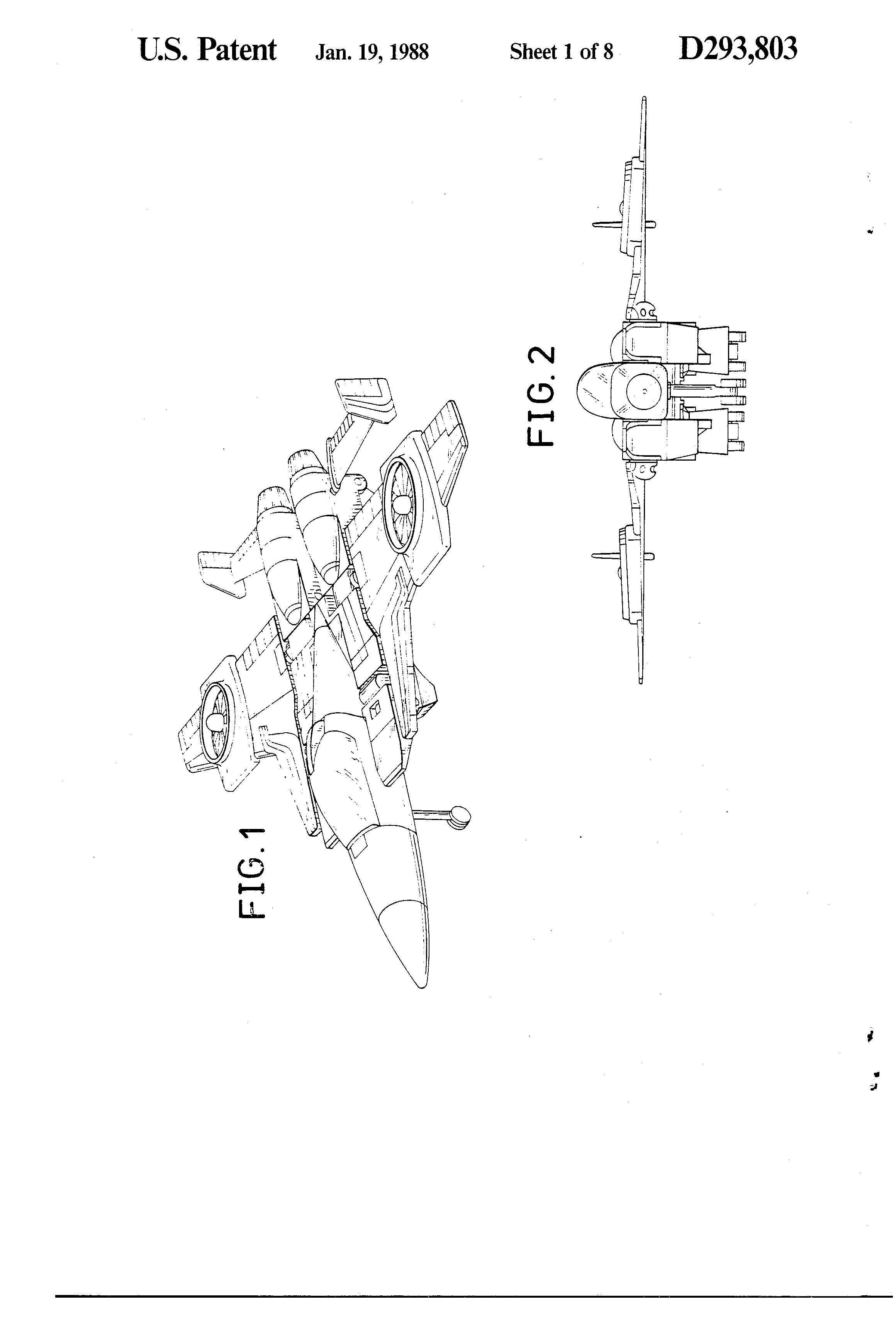 Decepticon Jets Thrust (Transformers, G1, Decepticon) | Transformerland ...